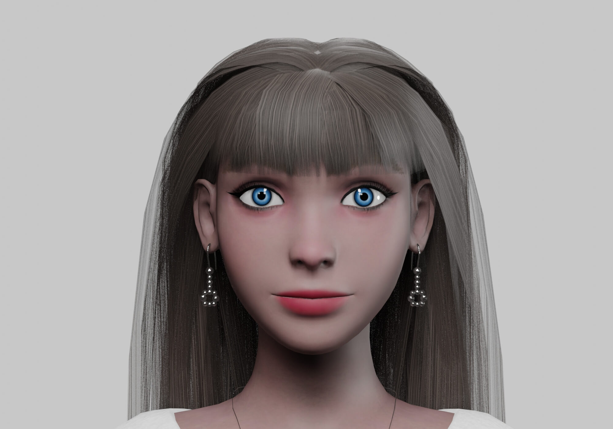 Basic Beautiful Woman V30084 - 3D Model by nickianimations