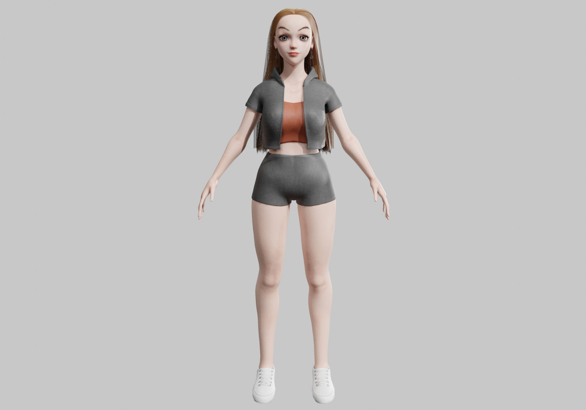 Basic Beautiful Woman V31181 - 3D Model by nickianimations