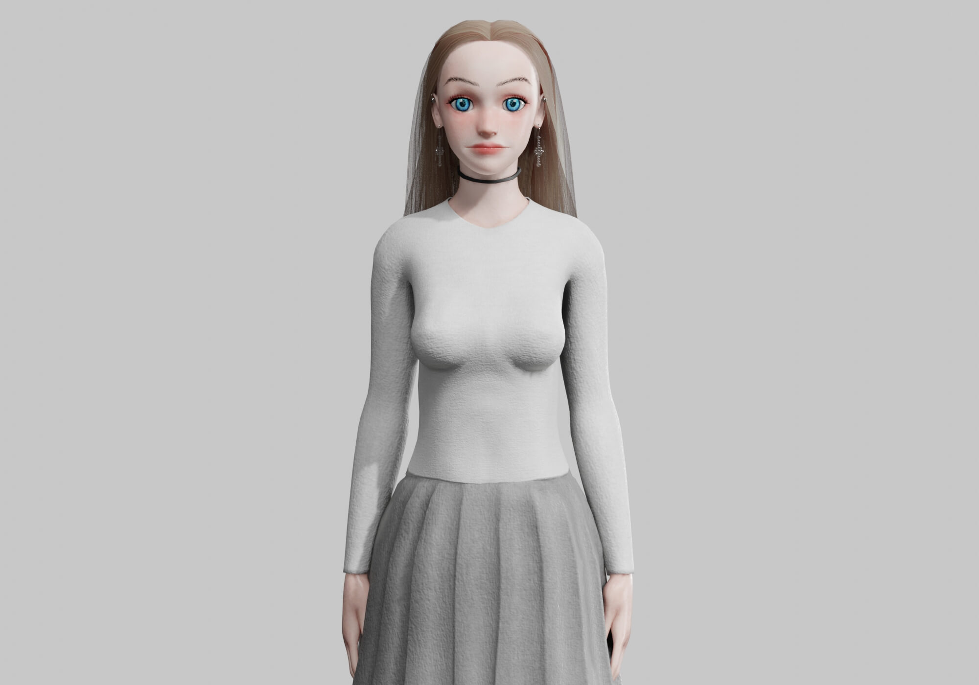 Basic Beautiful Woman V34021 - 3D Model by nickianimations