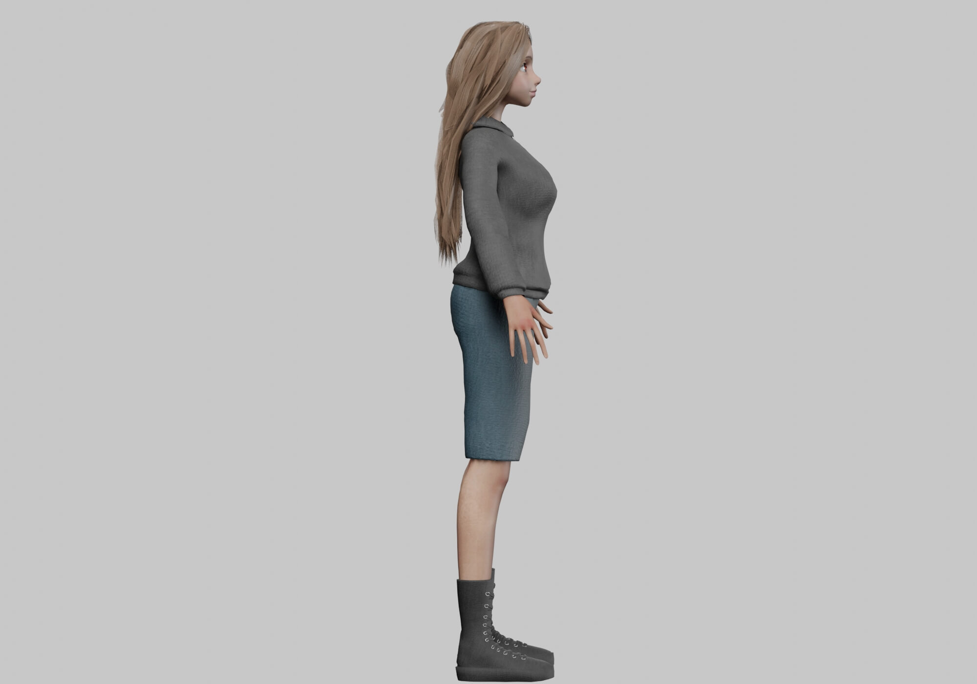 Basic Beautiful Woman V36399 - 3D Model by nickianimations