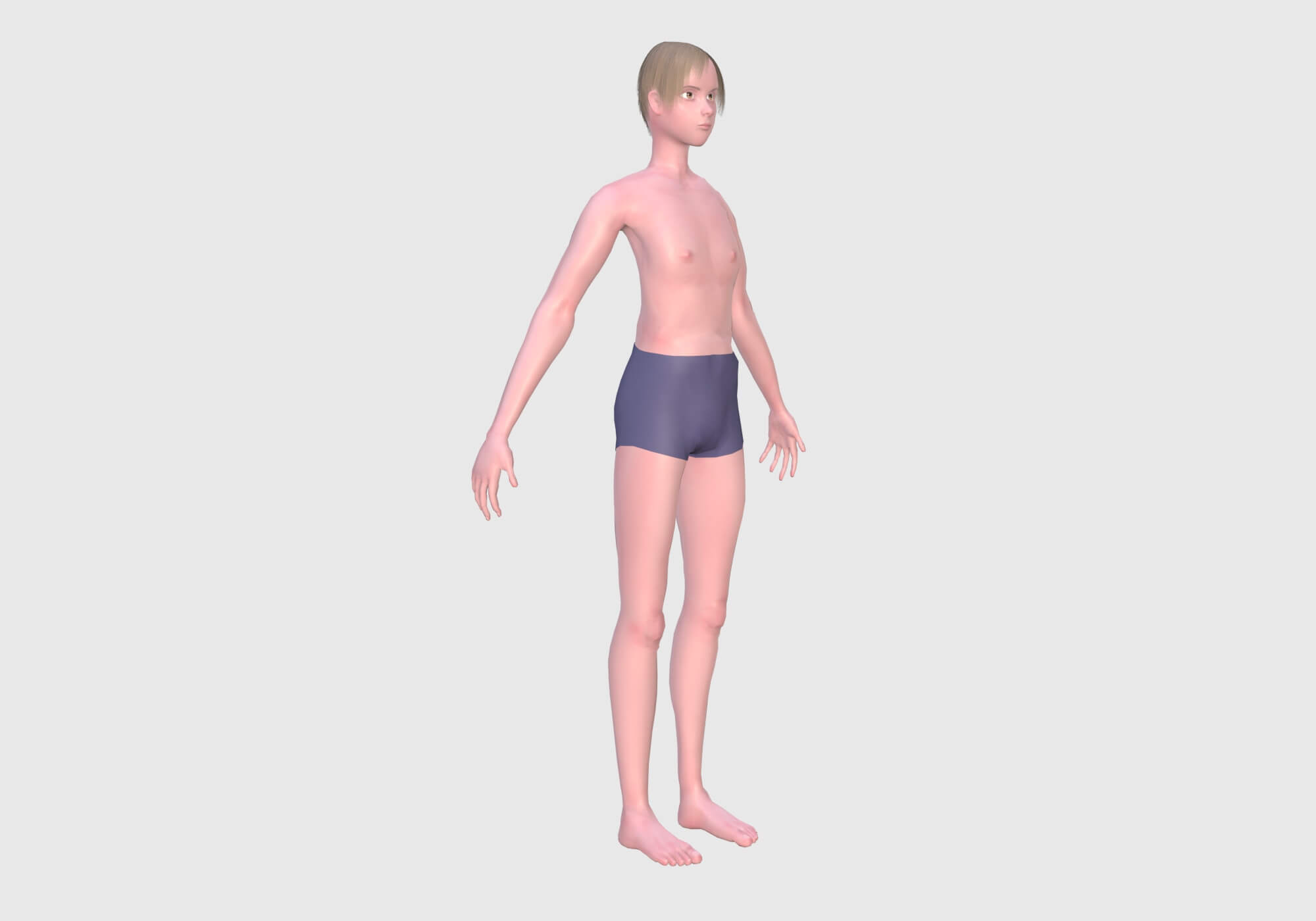 Basic Blond Man v16543 - 3D Model by nickianimations