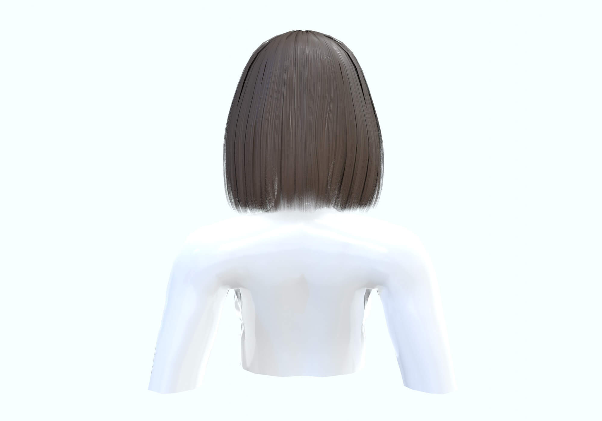 Basic Bob Hairstyle v28339 - 3D Model by nickianimations