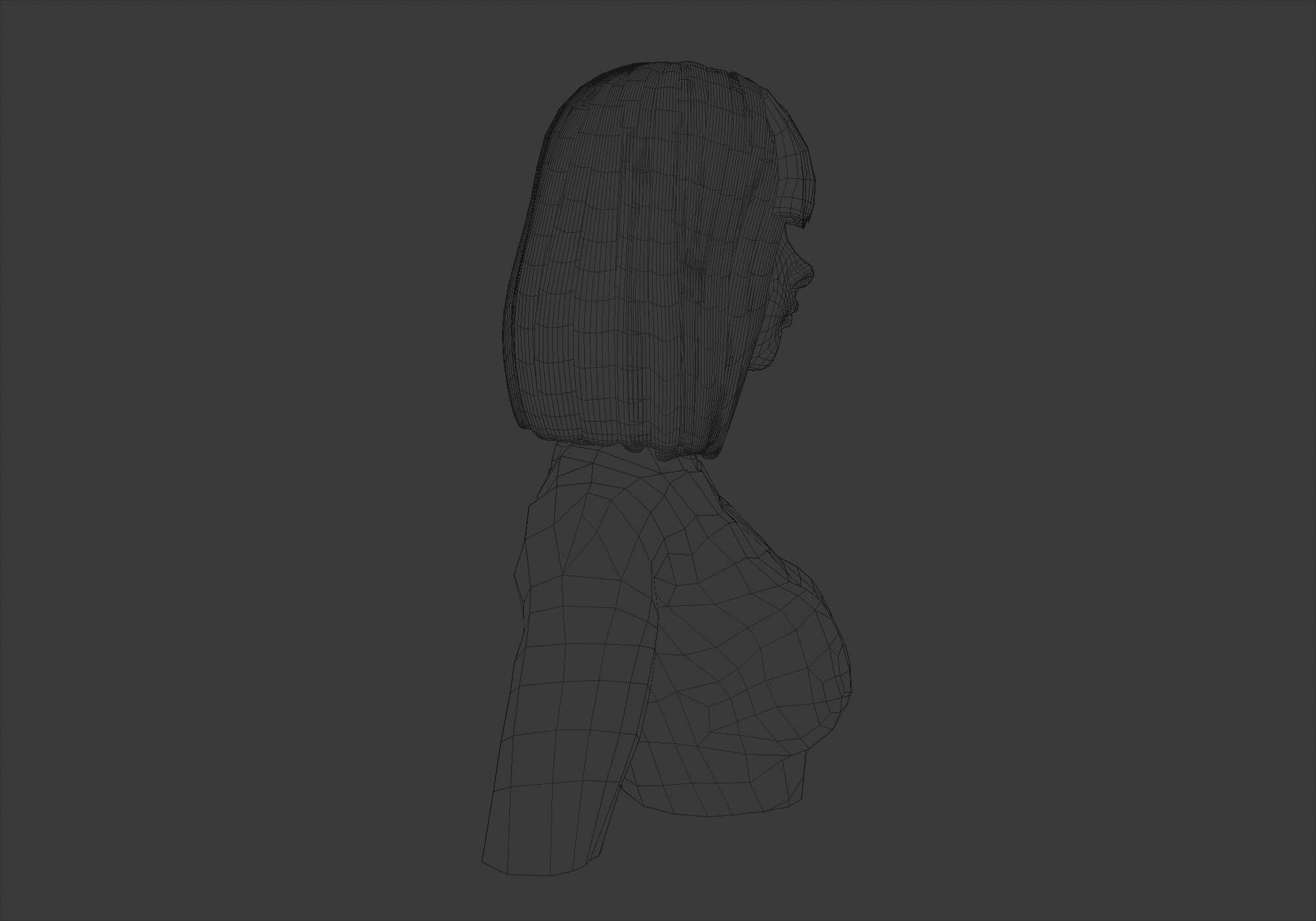 Basic Bob Hairstyle v28339 - 3D Model by nickianimations