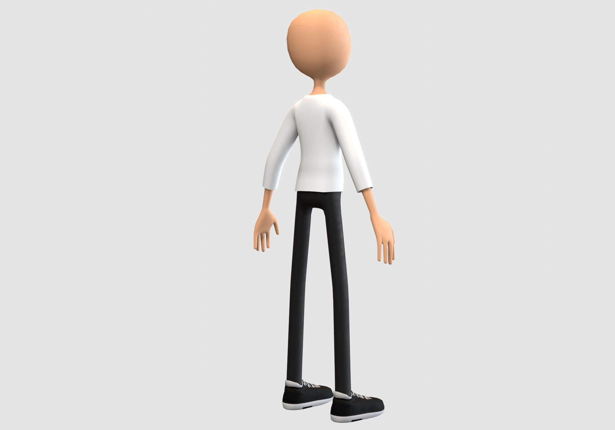 Basic Cartoon Boy - 3D Model by nickianimations