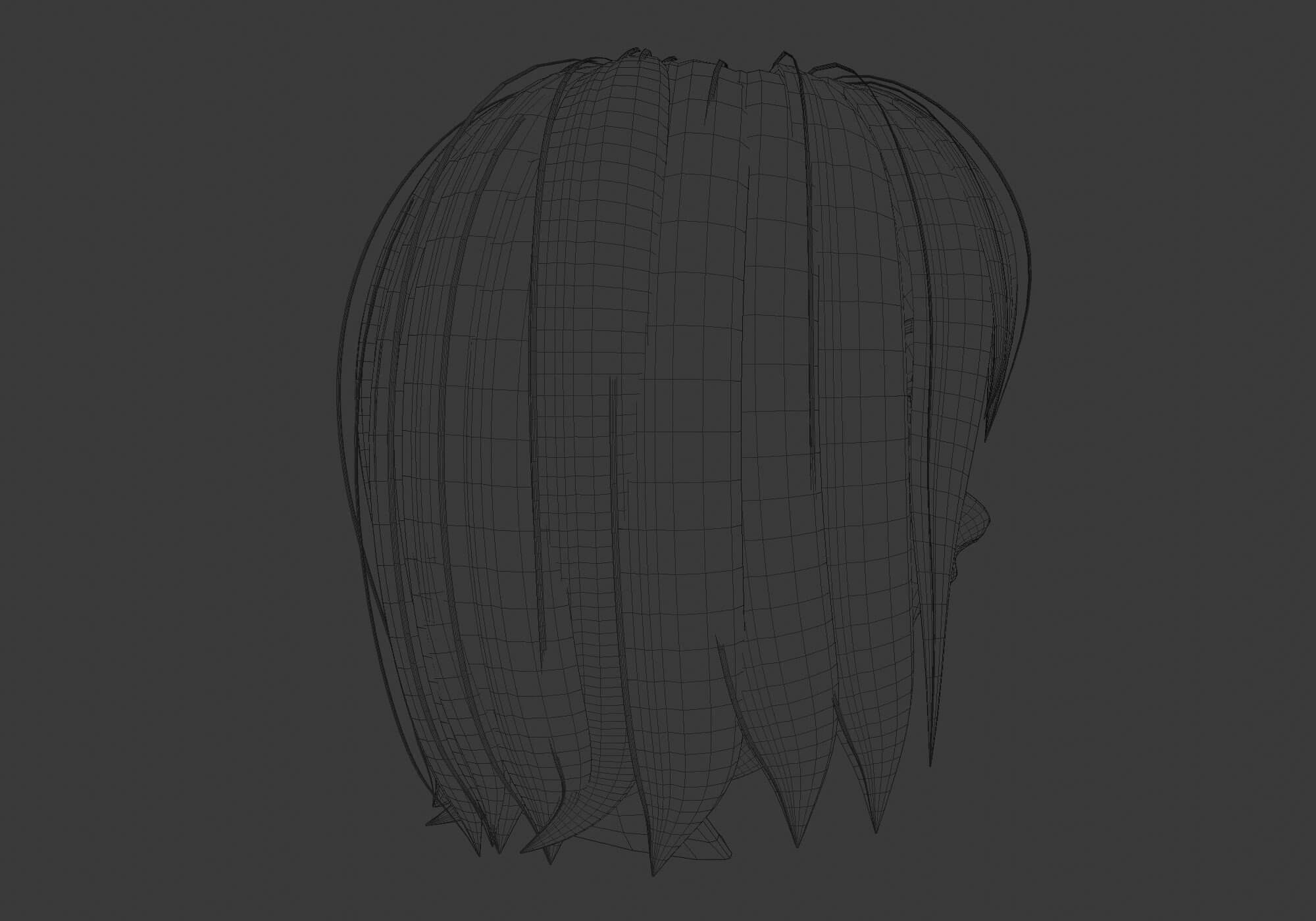 Basic Cartoon Hairstyle - 3D Model by nickianimations