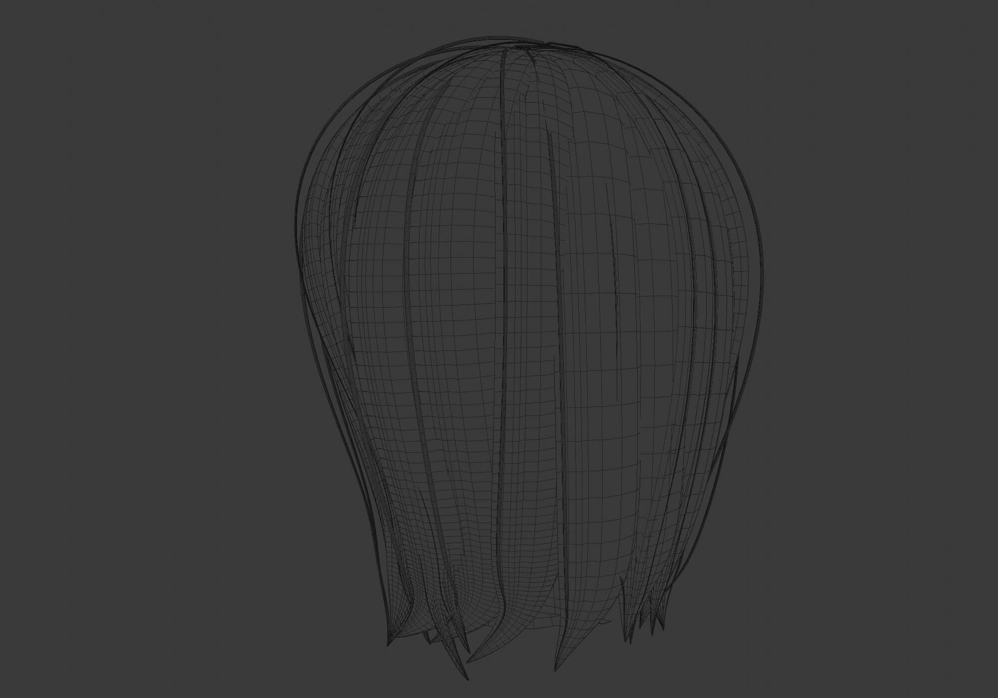 Basic Cartoon Hairstyle - 3D Model by nickianimations