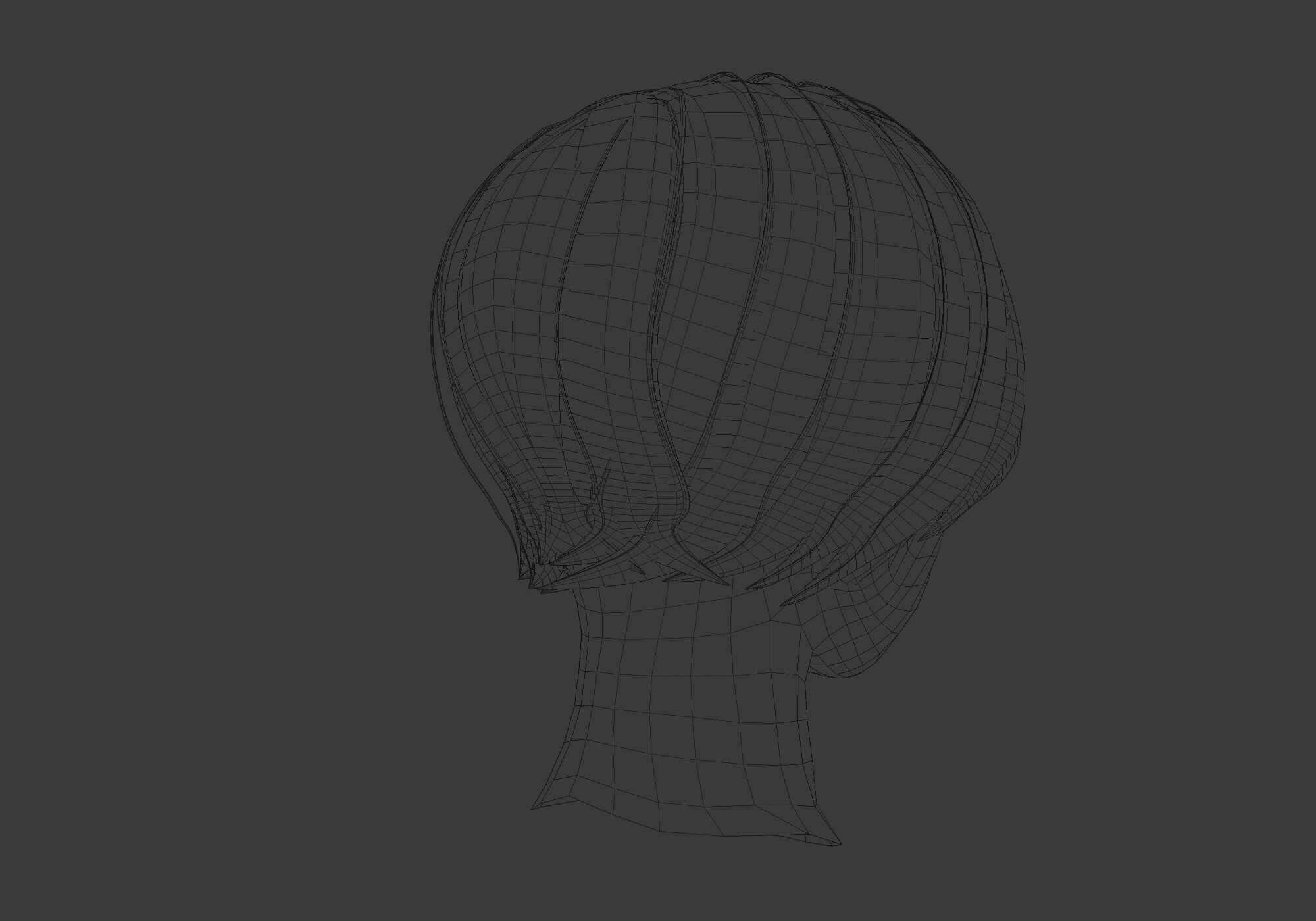 Basic Cartoon Hairstyle - 3D Model by nickianimations