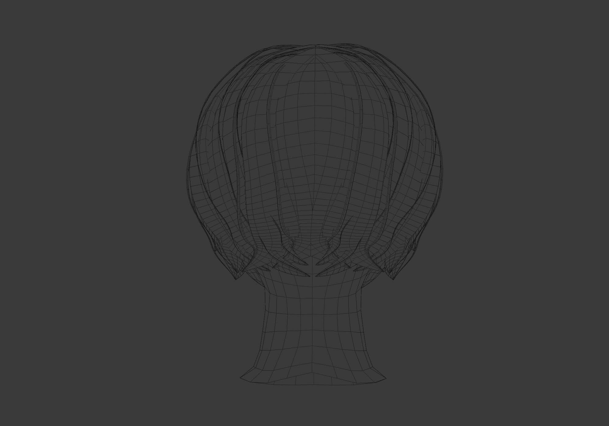 Basic Cartoon Hairstyle - 3D Model by nickianimations