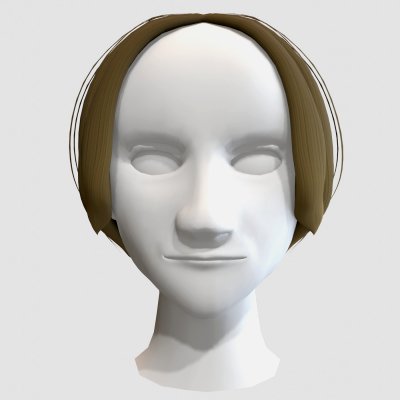 Basic Cartoon Hairstyle - 3D Model by nickianimations