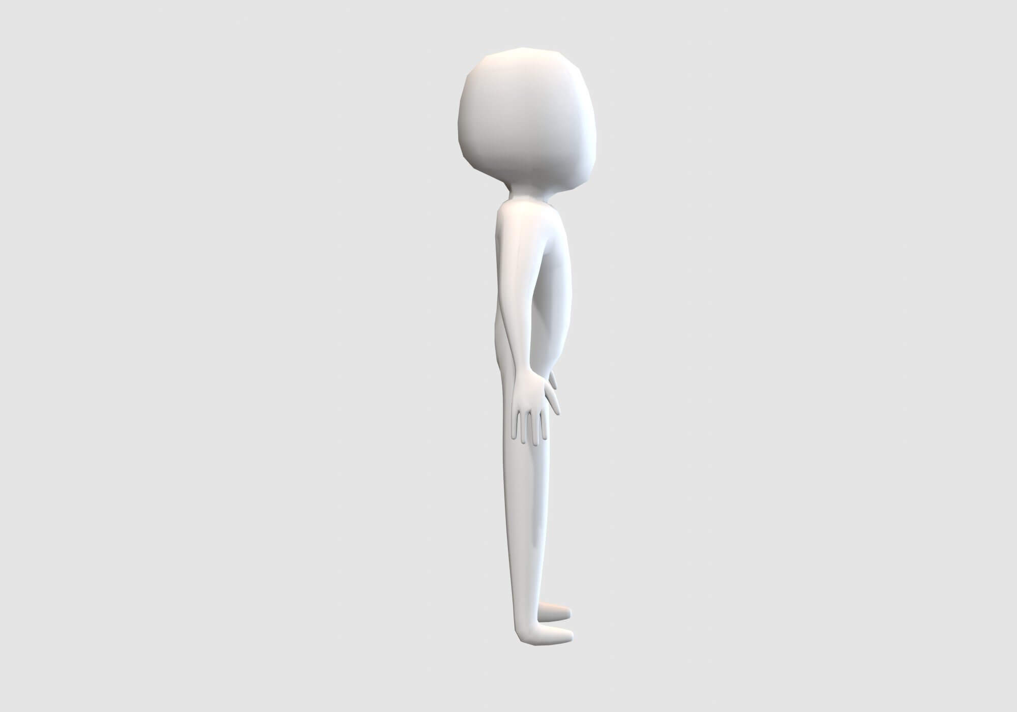 Basic Cartoon Human - 3D Model by nickianimations
