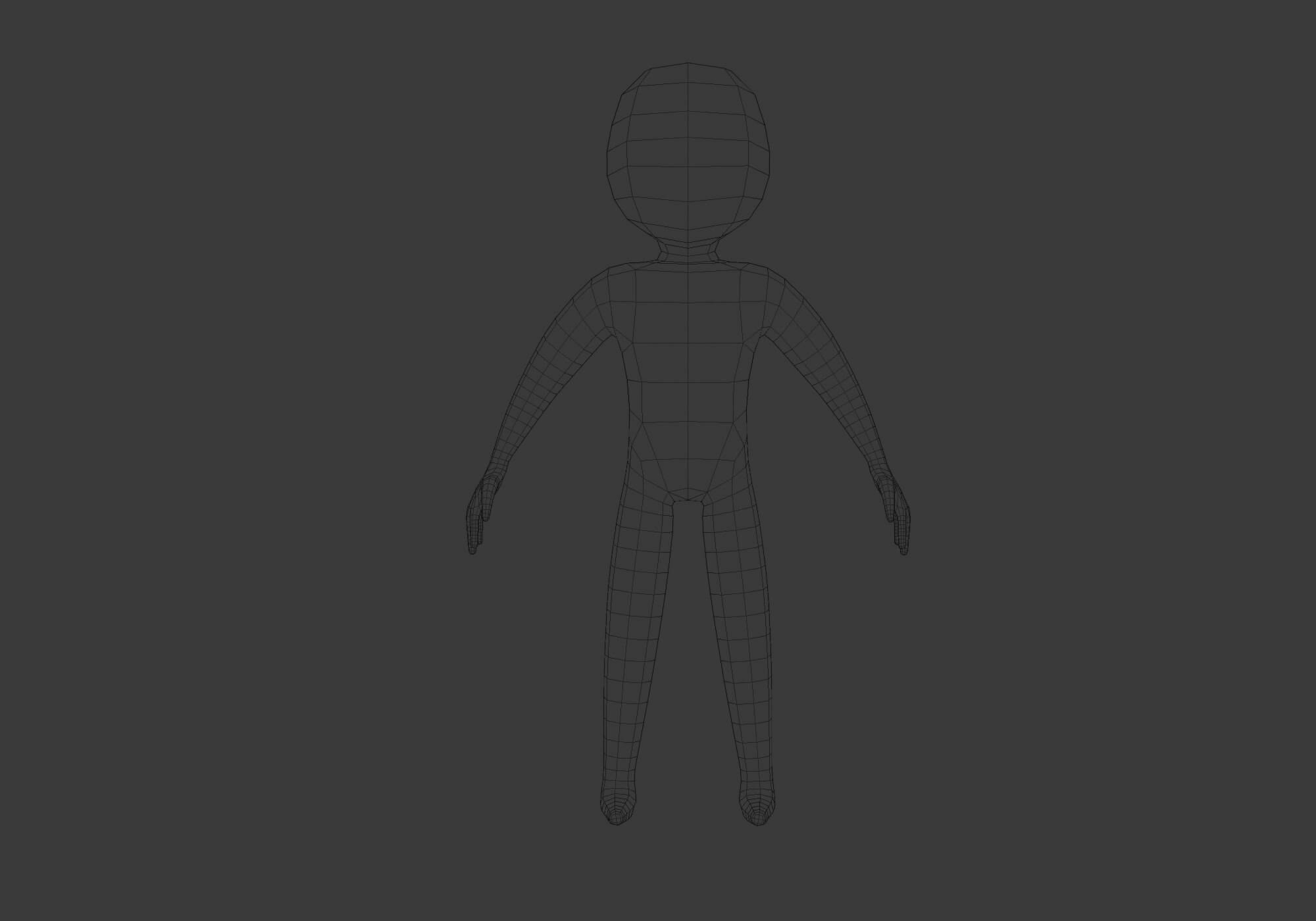 Basic Cartoon Human - 3D Model by nickianimations