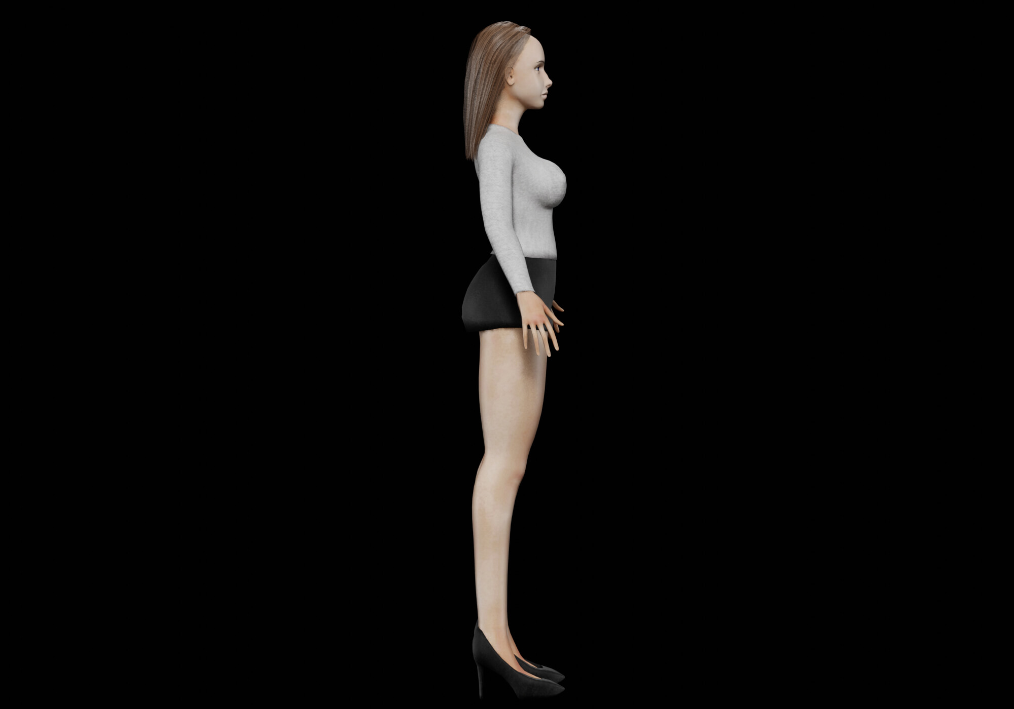 Basic Classic Woman V25968 3d Model By Nickianimations 4586