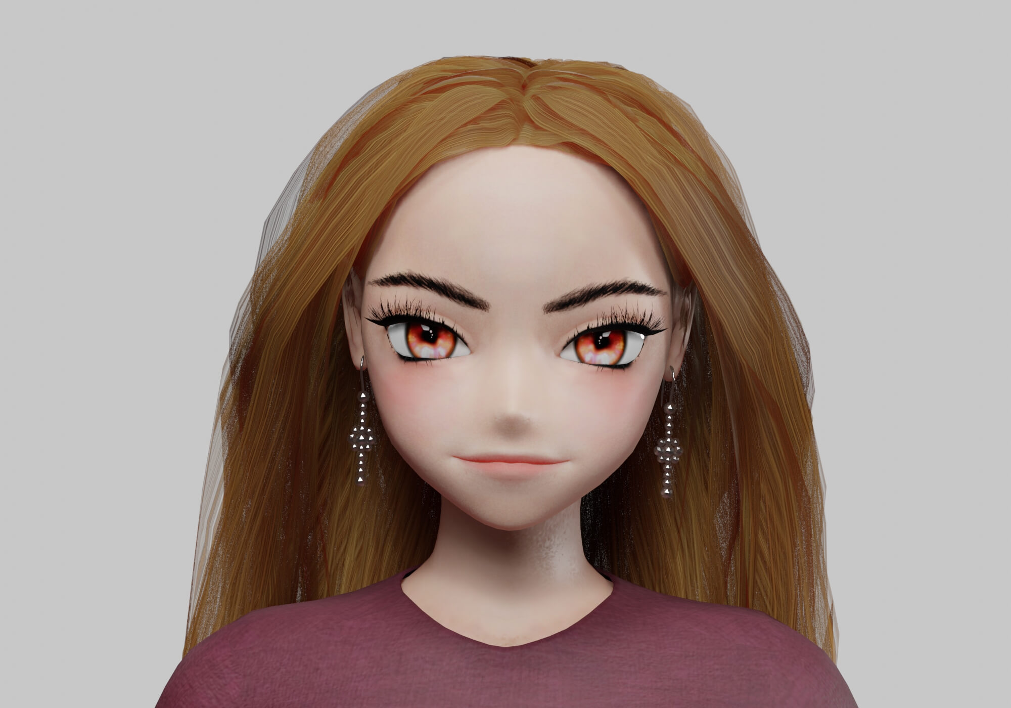 Basic Cute Girl V31959 - 3D Model by nickianimations