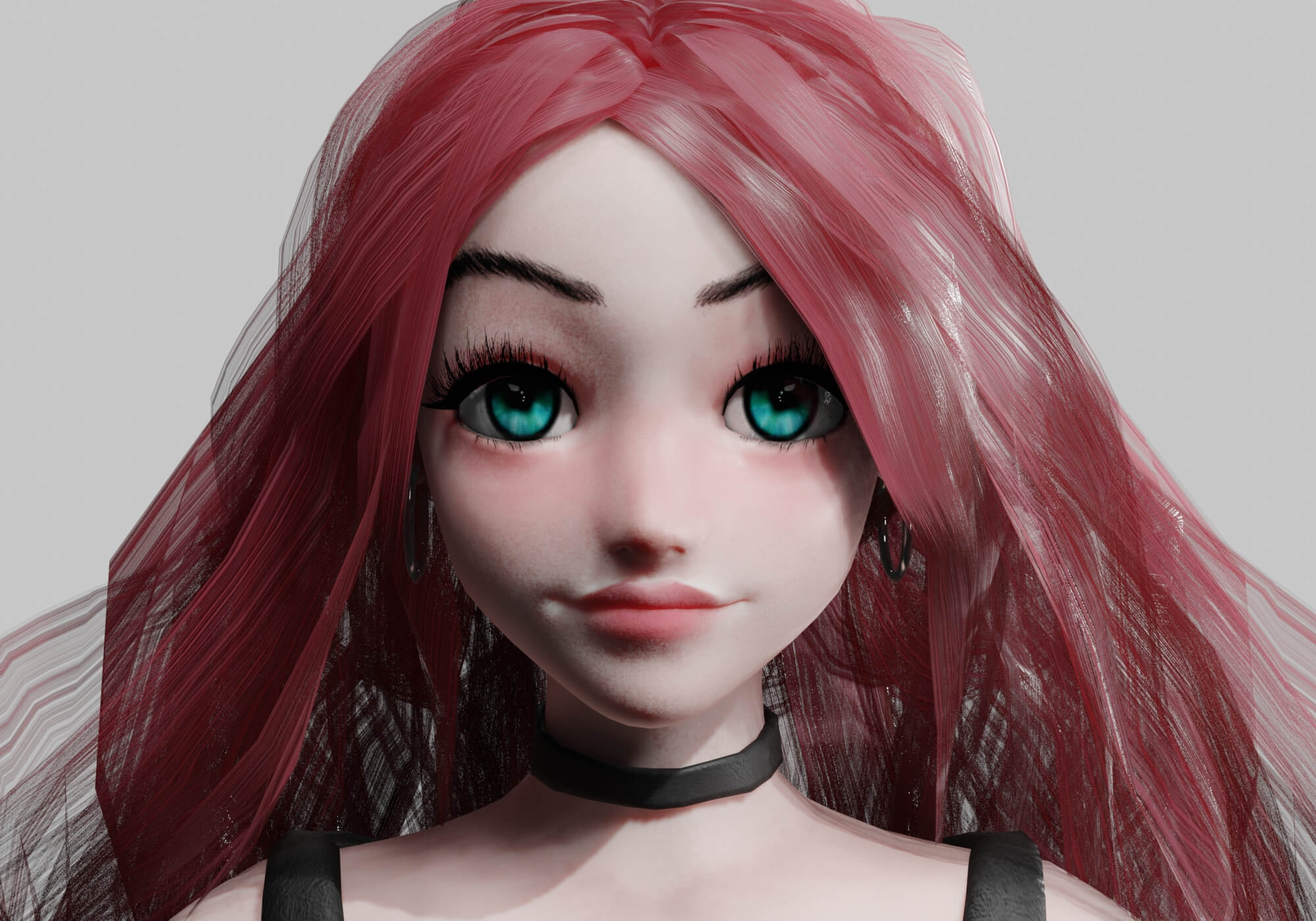 Basic Cute Woman V30599 - 3D Model by nickianimations