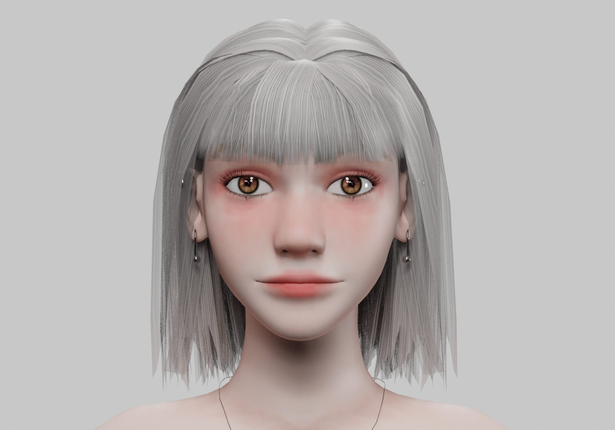 Basic Cute Woman V31778 - 3D Model by nickianimations