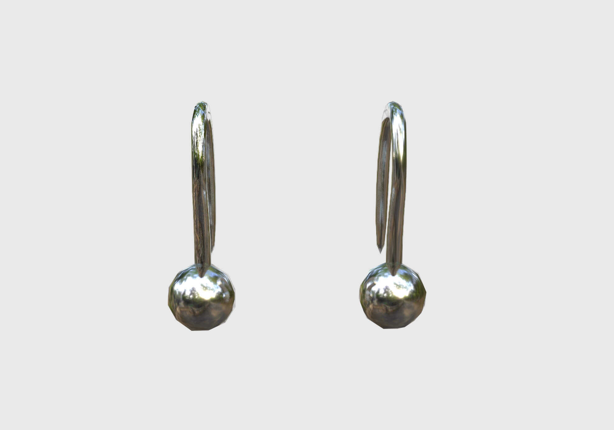 Basic Earrings Jewelry v360 - 3D Model by nickianimations