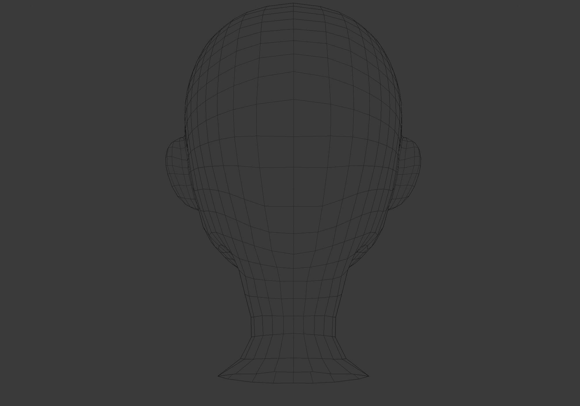 Basic Female Head - 3D Model by nickianimations