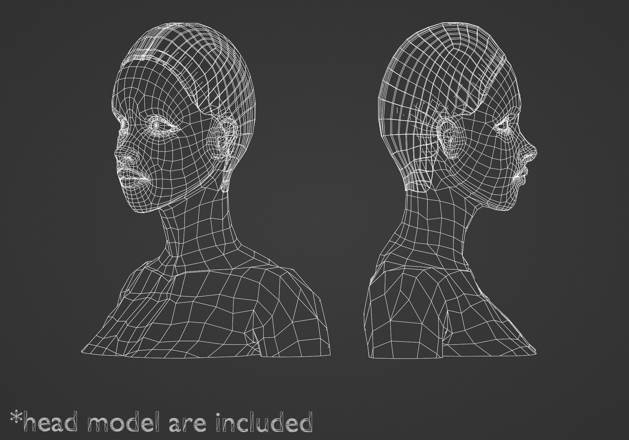 Basic Hairline Hairstyle V3852 - 3D Model by nickianimations