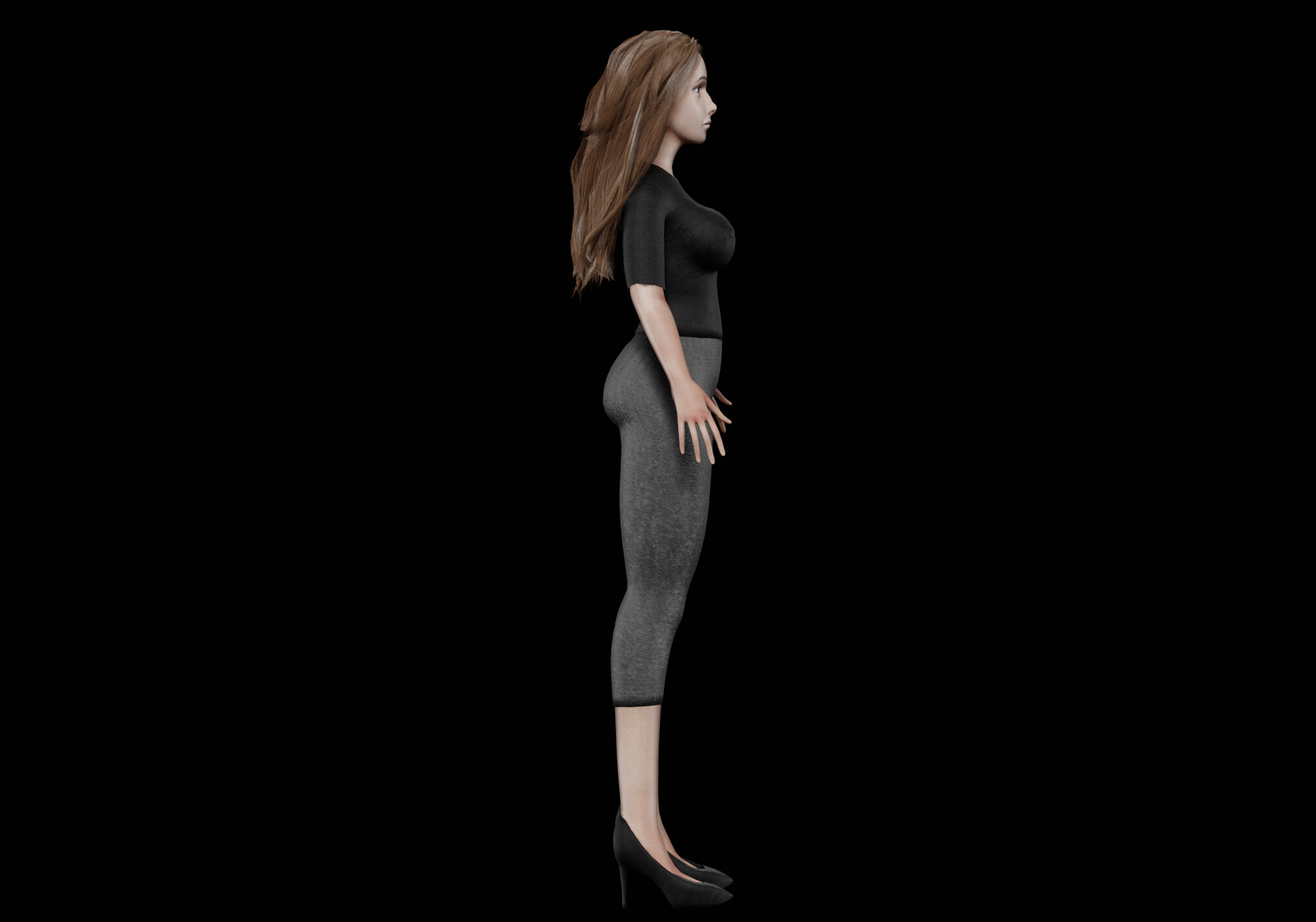 Basic Lovely Woman V29957 3d Model By Nickianimations 5470
