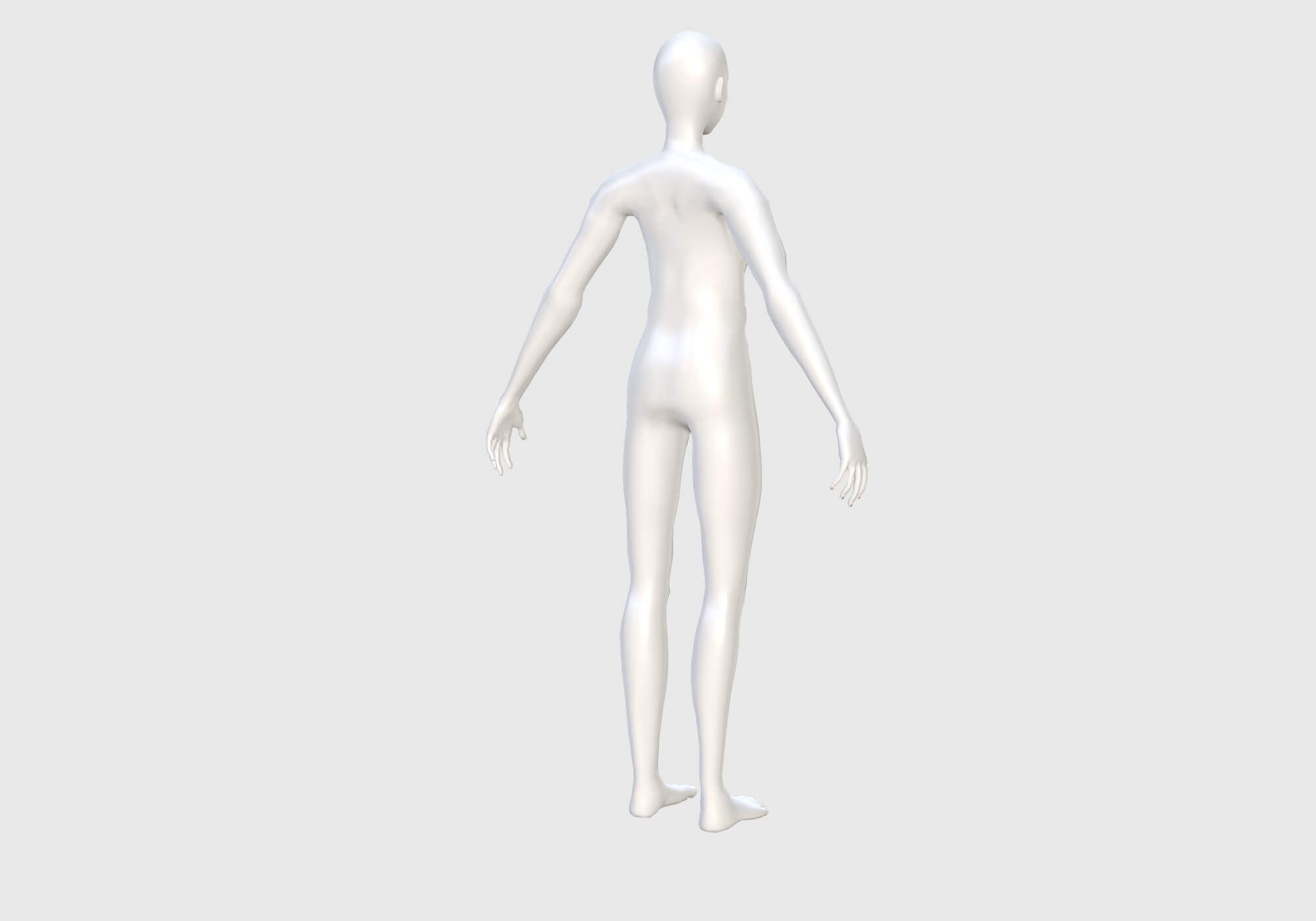 Basic Male Body - 3D Model by nickianimations