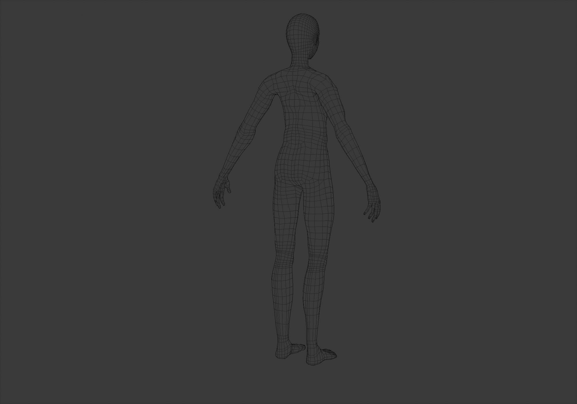 Basic Male Body - 3D Model by nickianimations