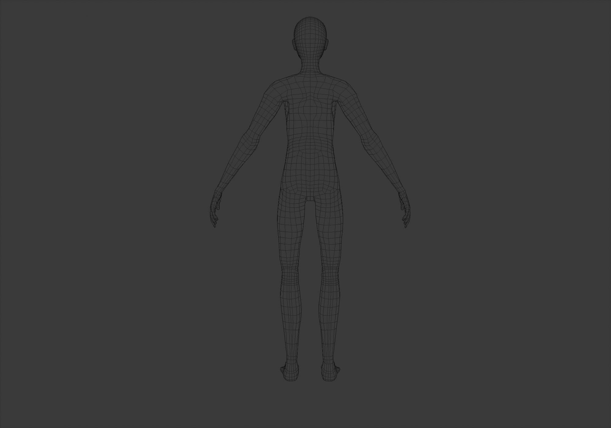 Basic Male Body - 3D Model by nickianimations