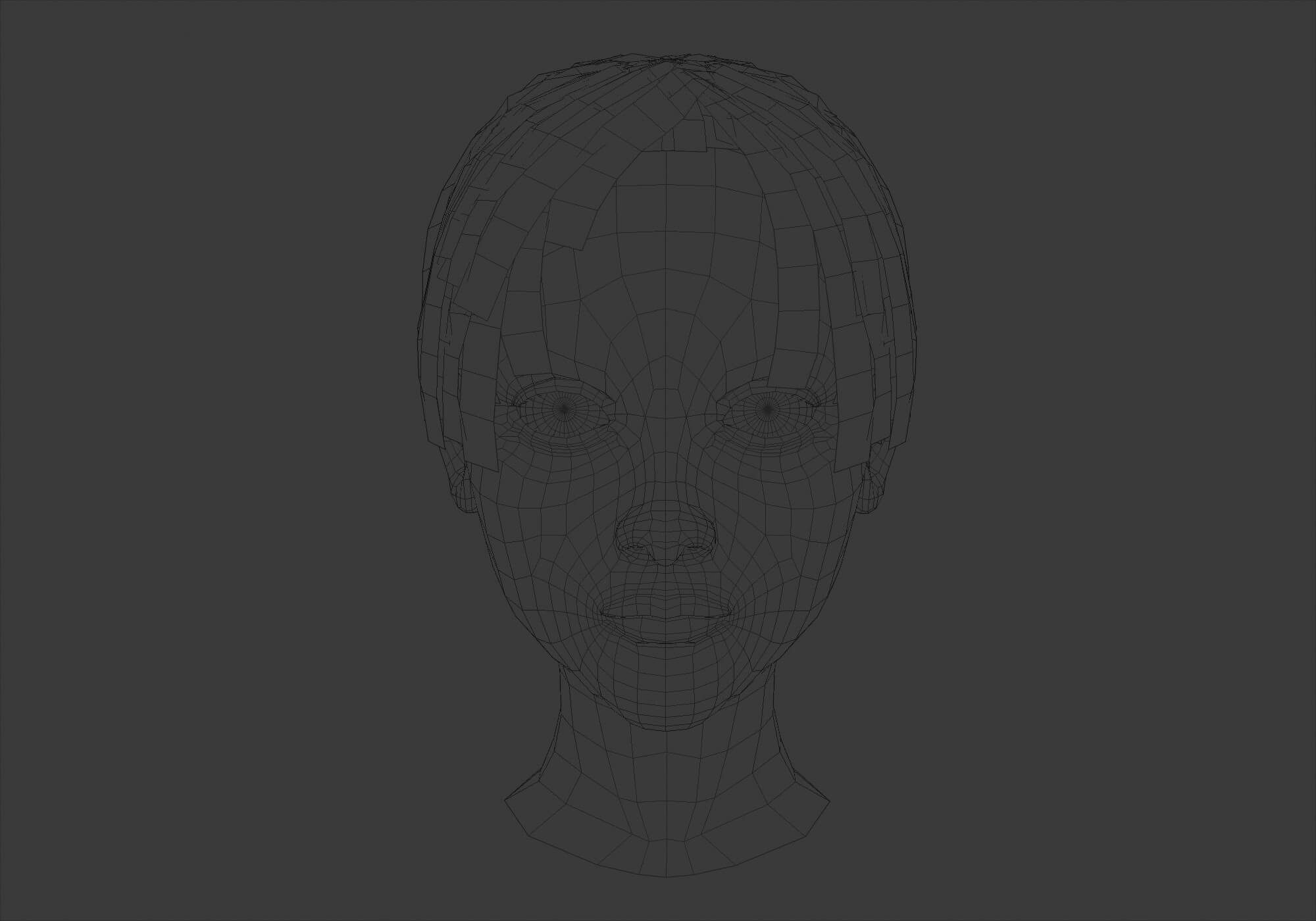 Basic Male Hairstyle v6780 - 3D Model by nickianimations