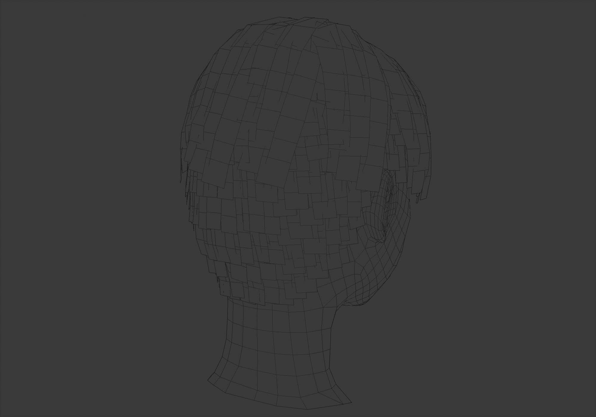 Basic Male Hairstyle v6780 - 3D Model by nickianimations