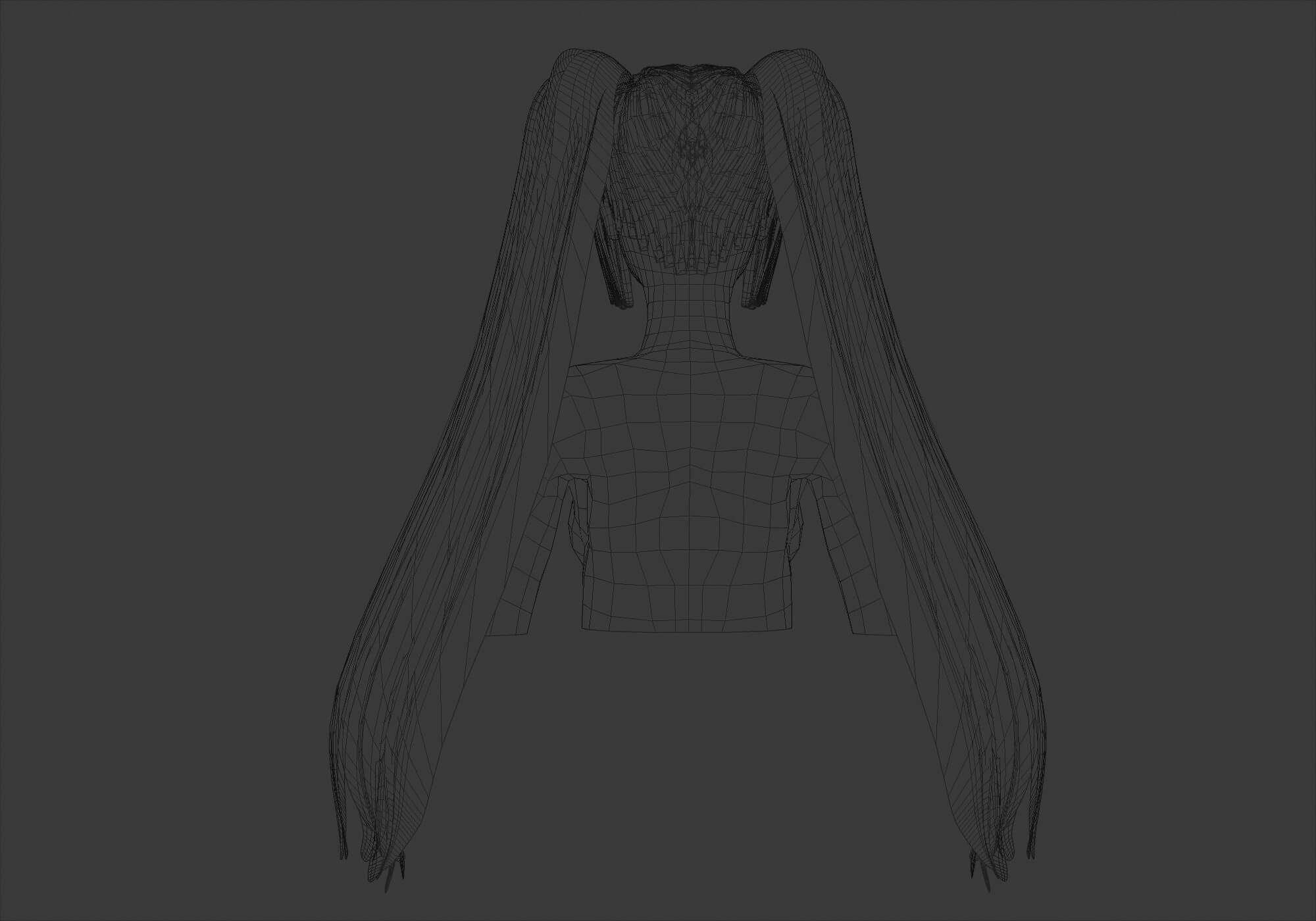Basic Ponytails Hairstyle V19544 - 3D Model by nickianimations