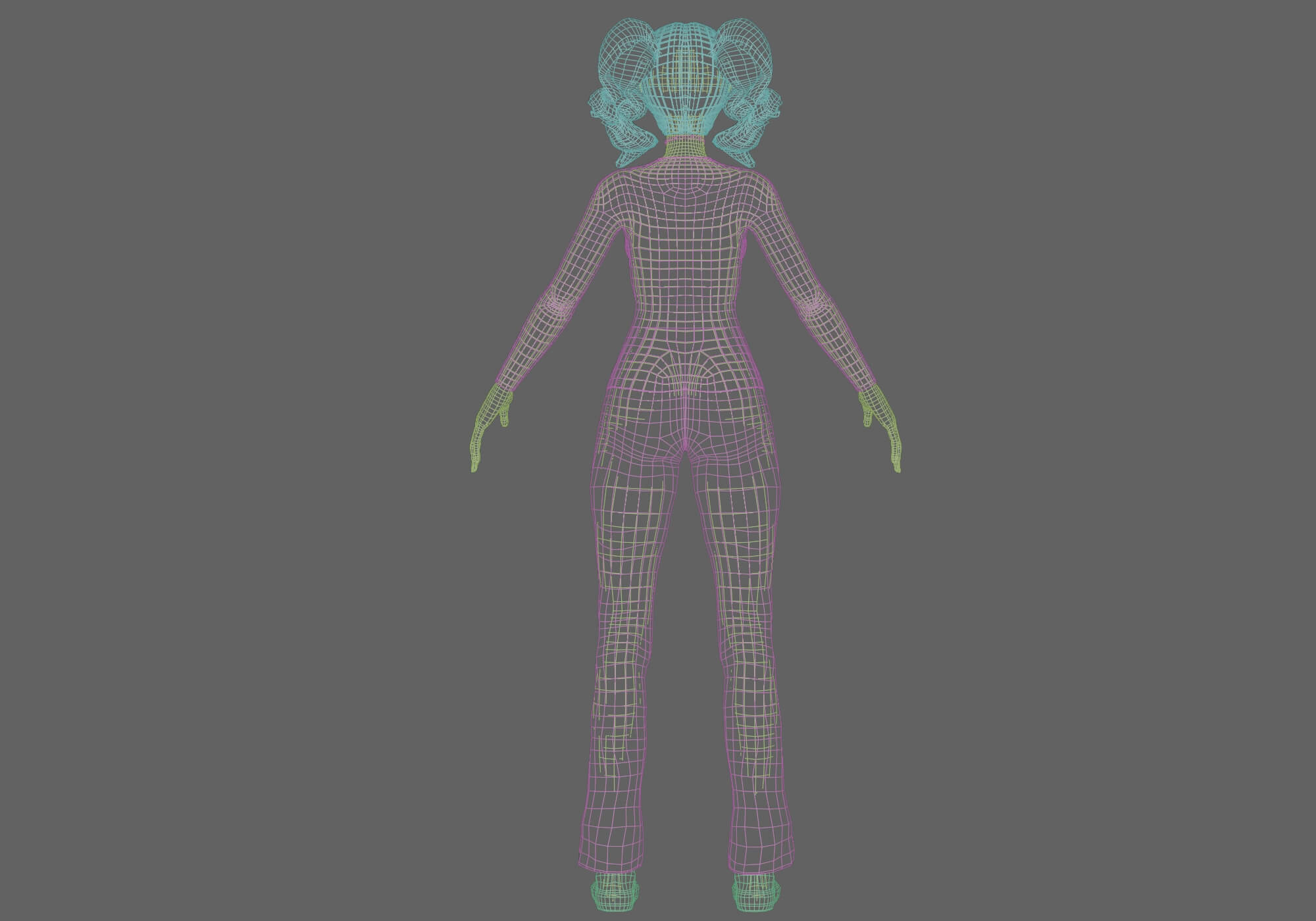 Basic Pretty Girl V28012 - 3D Model by nickianimations