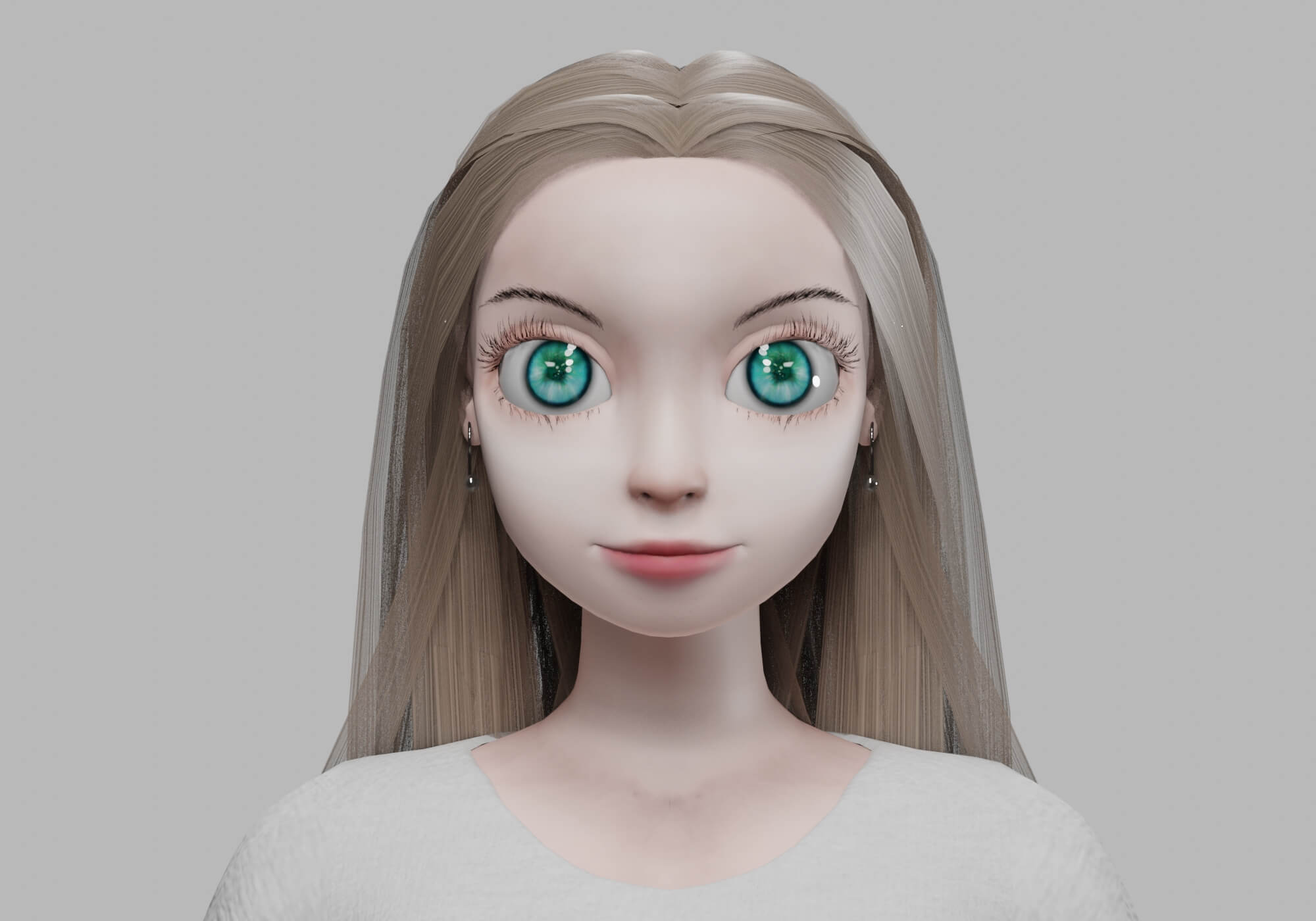 Basic Pretty Girl V31896 - 3D Model by nickianimations