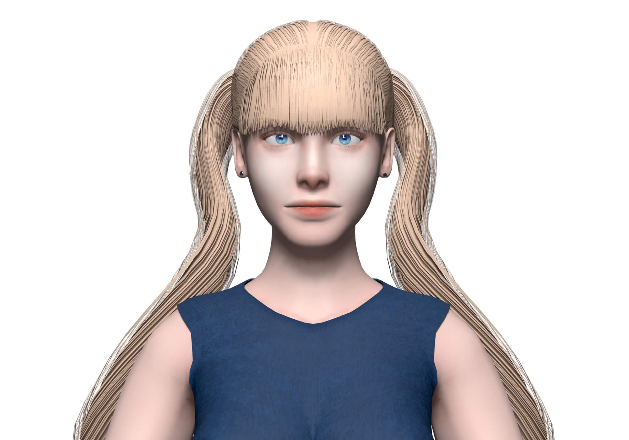 Basic Pretty Woman V23036 - 3D Model by nickianimations