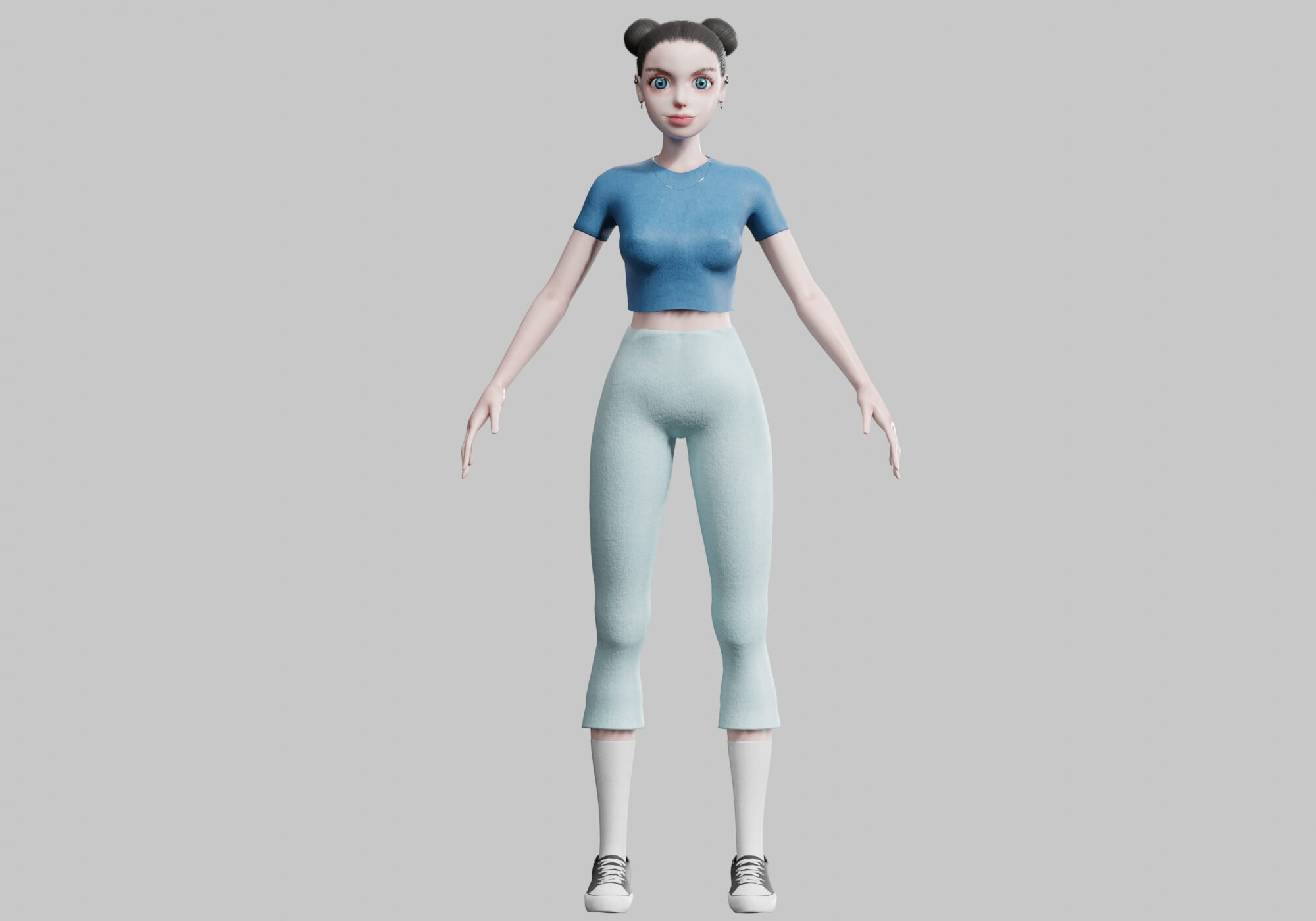 Basic Pretty Woman V23423 - 3D Model by nickianimations