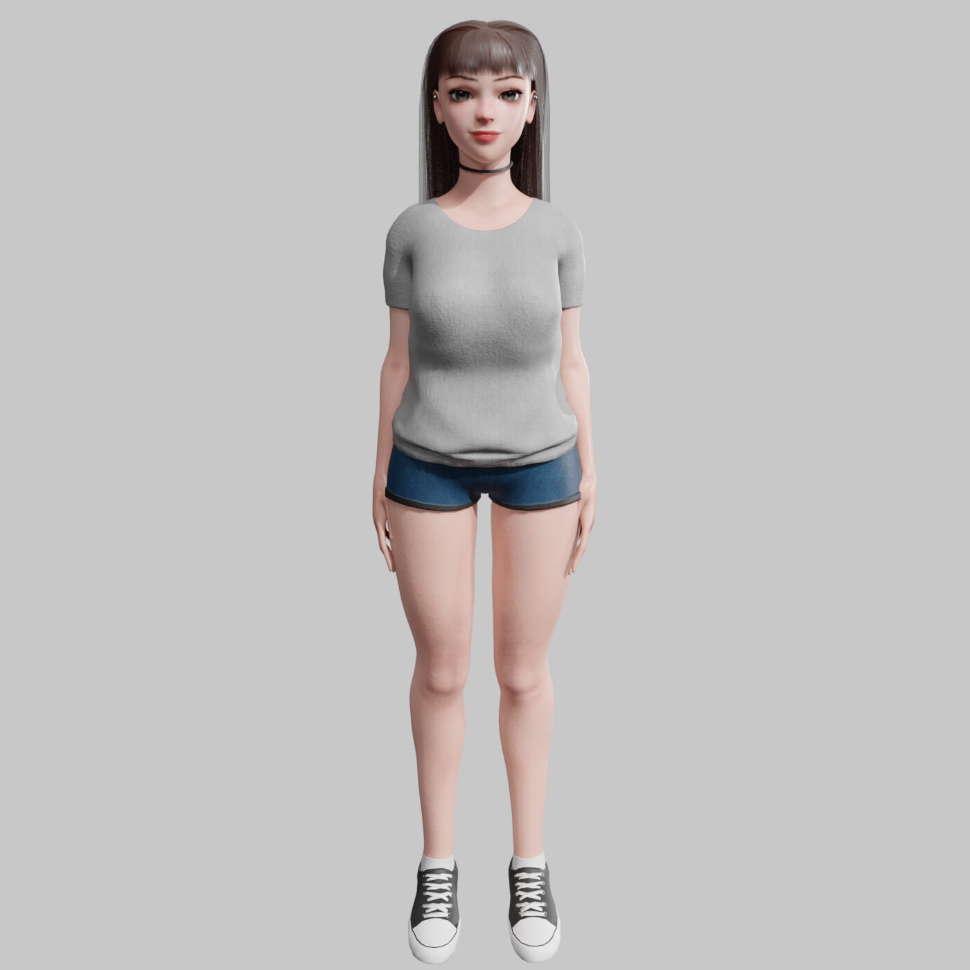 Basic Pretty Woman V30501 - 3D Model by nickianimations