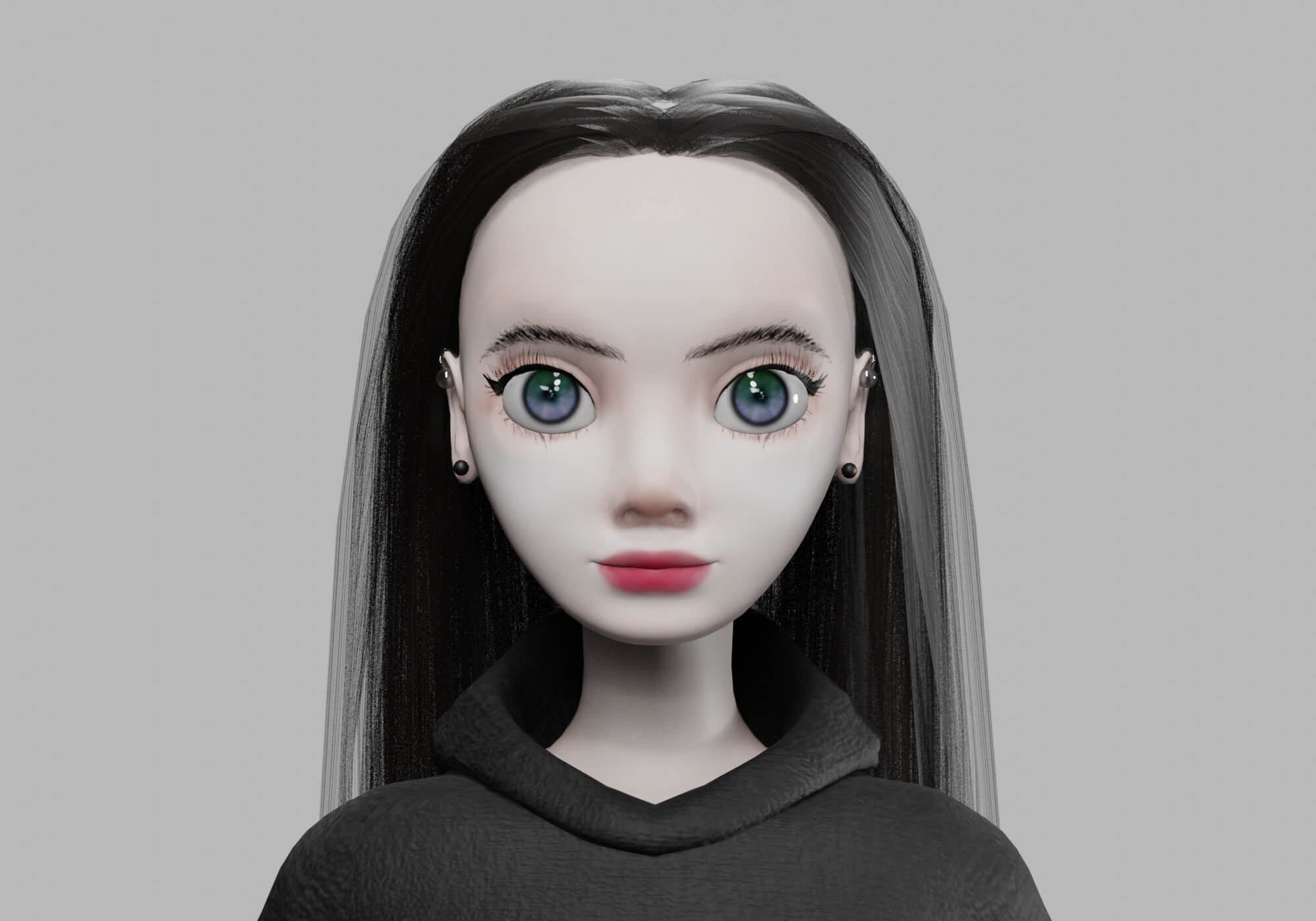 Basic Pretty Woman V31046 - 3D Model by nickianimations