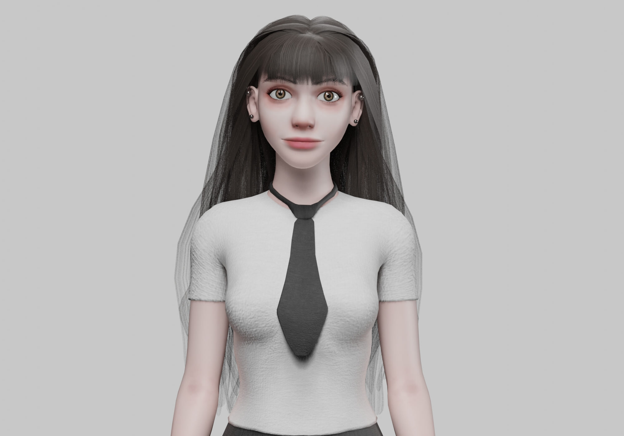 Basic Pretty Woman V32163 - 3D Model by nickianimations