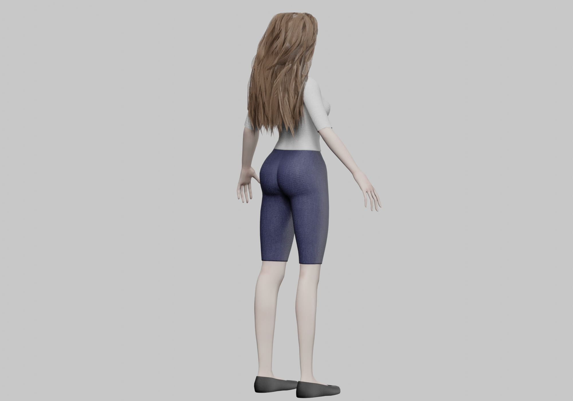 Basic Pretty Woman V32526 - 3D Model by nickianimations