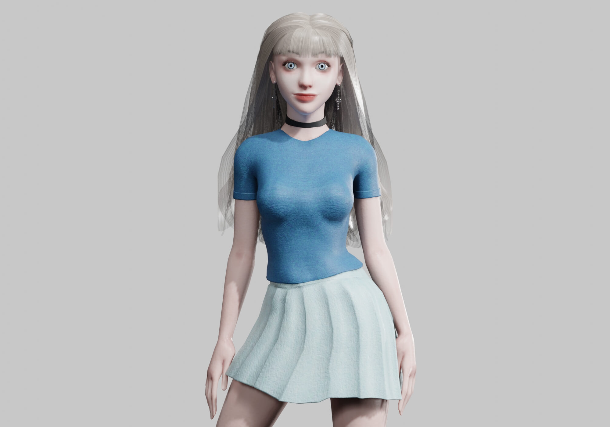 Basic Pretty Woman V34936 - 3D Model by nickianimations