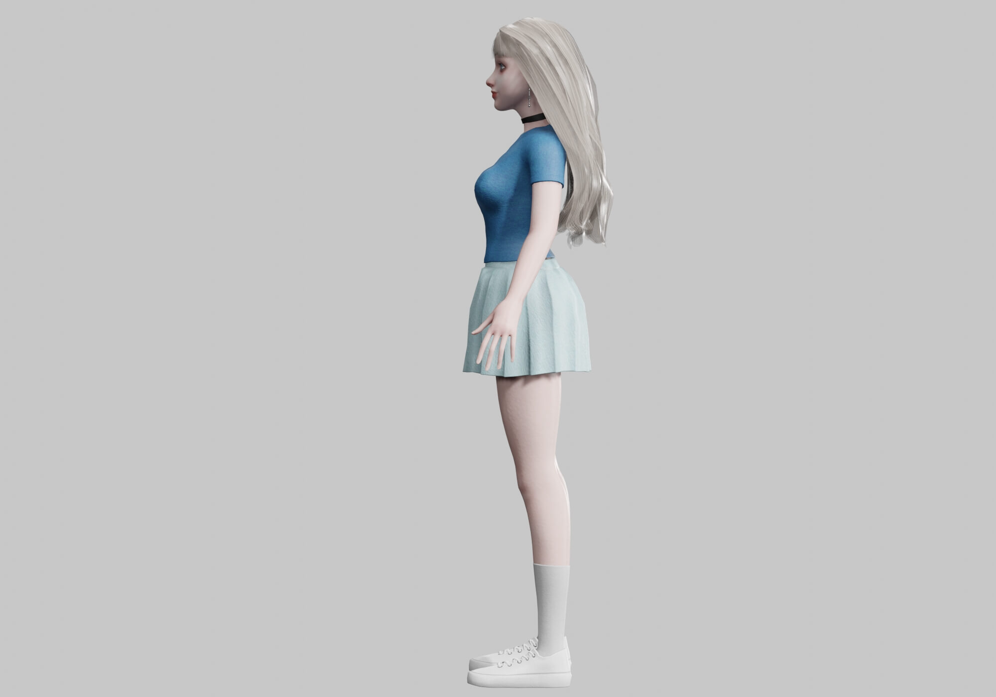 Basic Pretty Woman V34936 - 3D Model by nickianimations