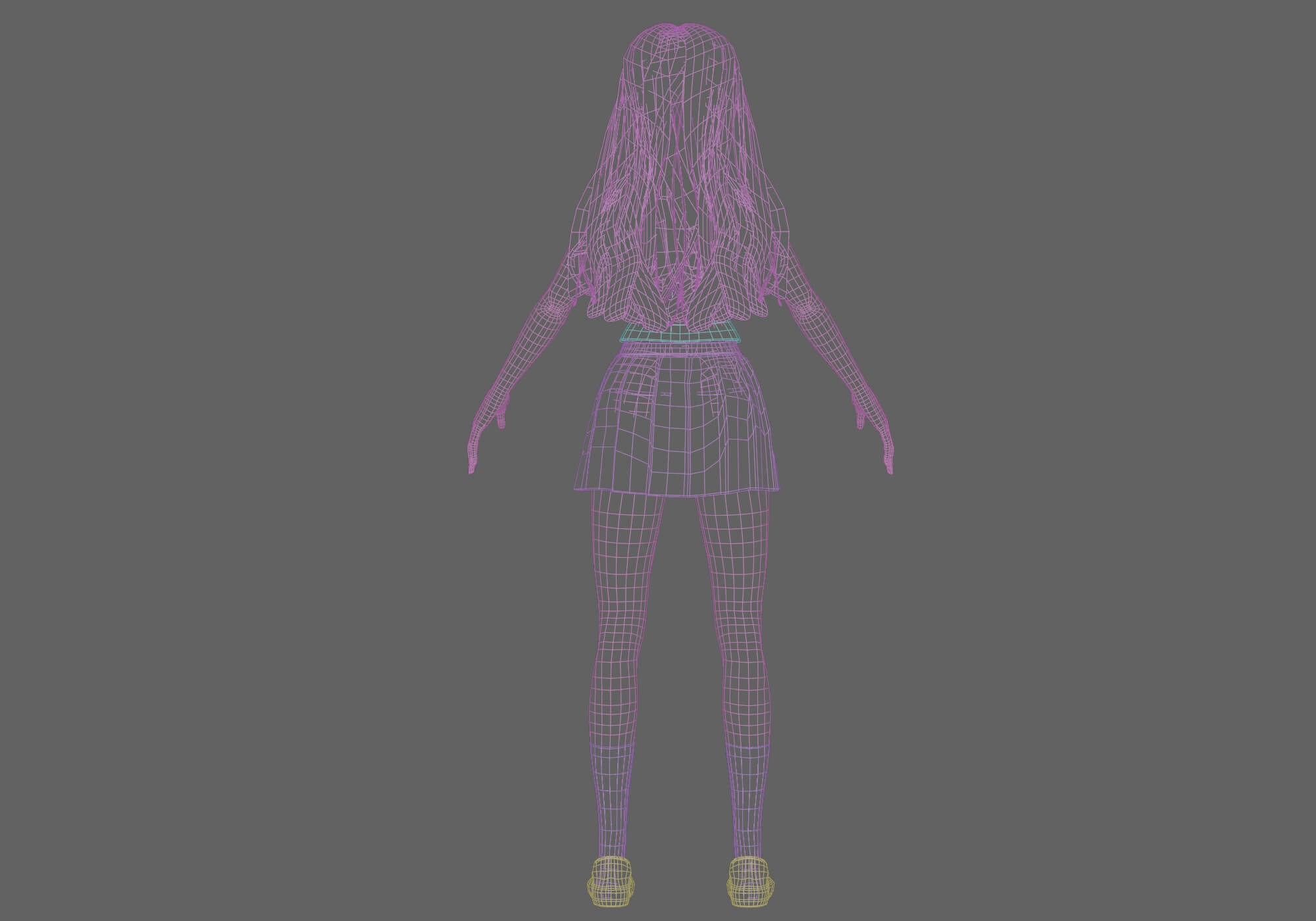 Basic Pretty Woman V34936 - 3D Model by nickianimations