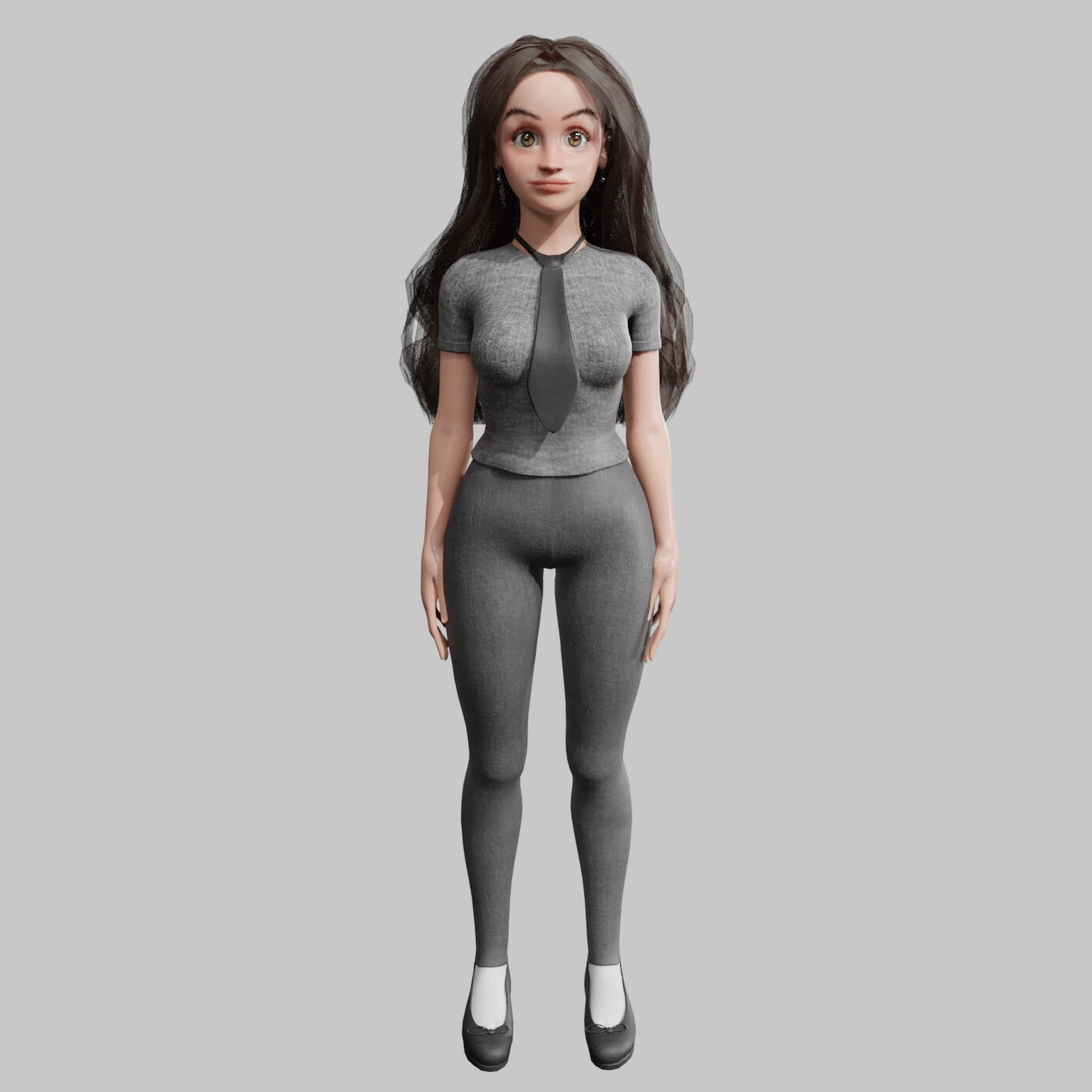 Basic Pretty Woman V38231 - 3D Model by nickianimations