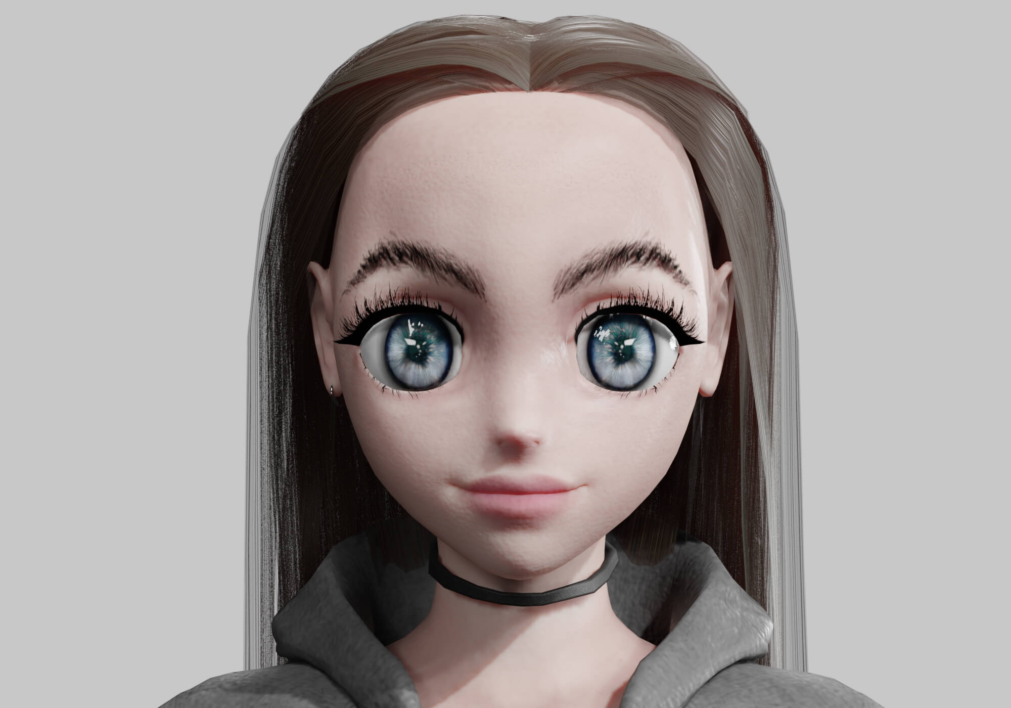Basic Standard Girl V30735 - 3D Model by nickianimations