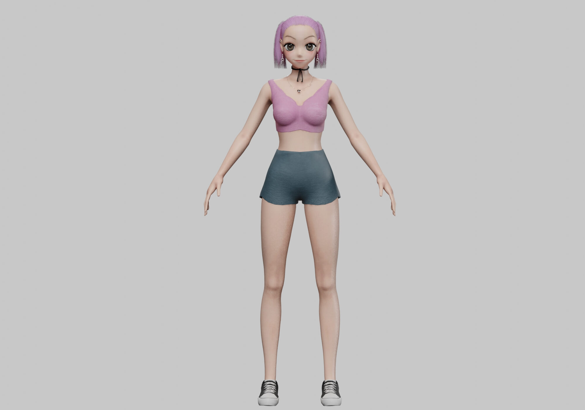 Basic Standard Girl V31499 - 3D Model by nickianimations