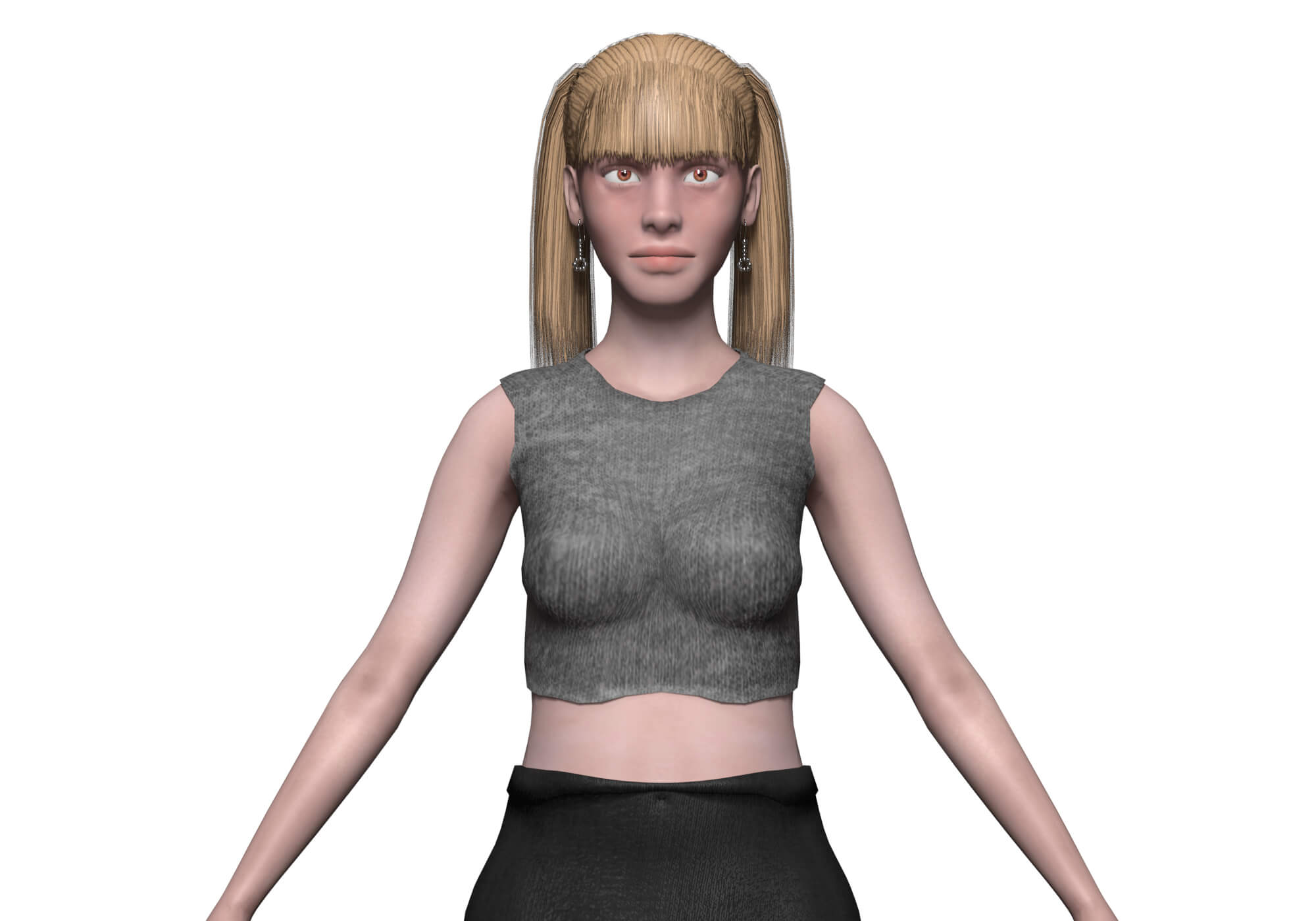 Basic Standard Woman V21719 - 3D Model by nickianimations