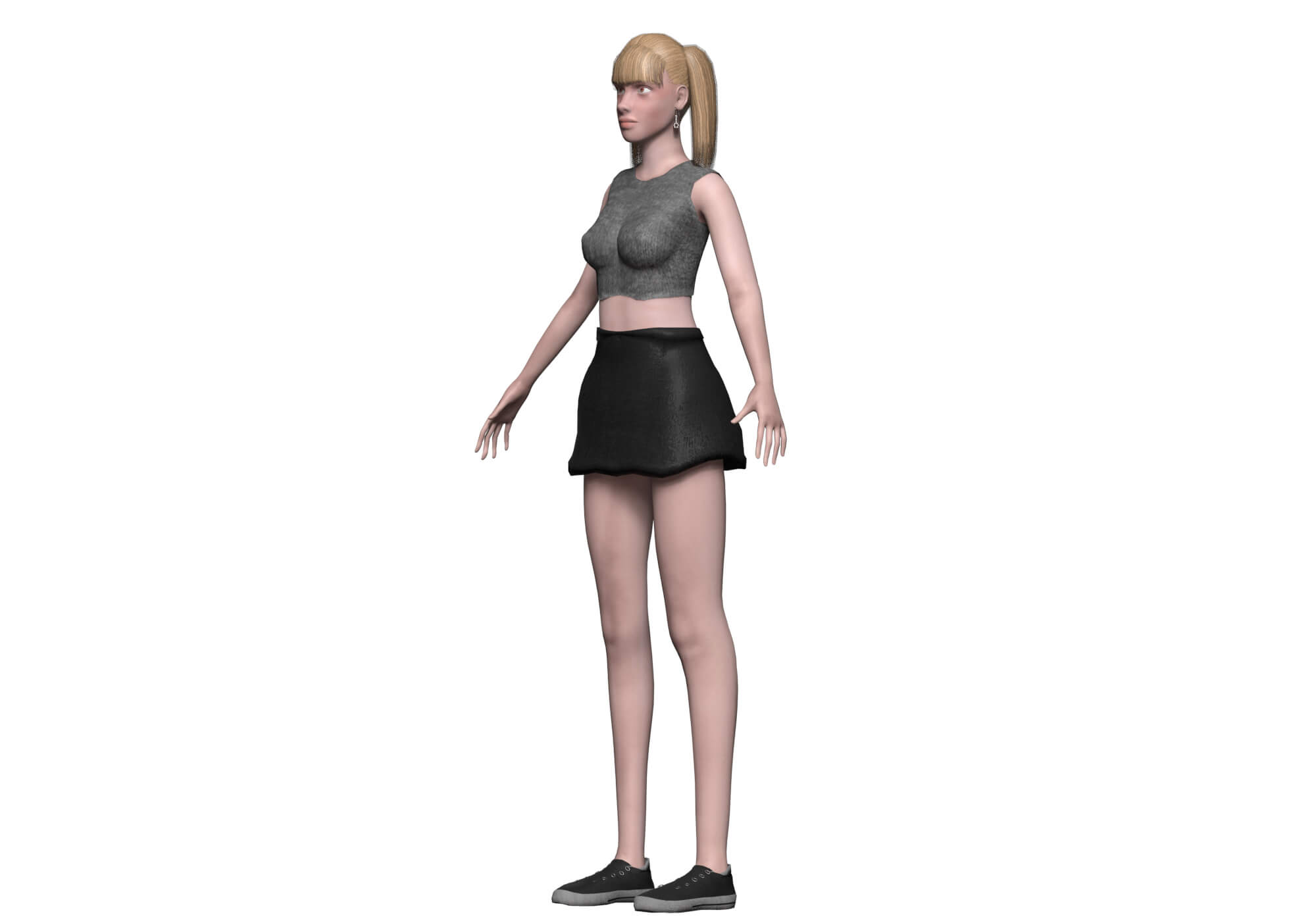 Basic Standard Woman V21719 - 3D Model by nickianimations