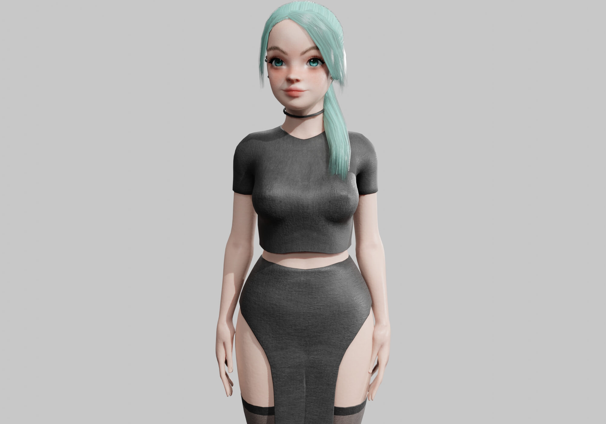 Basic Standard Woman V22320 - 3D Model by nickianimations