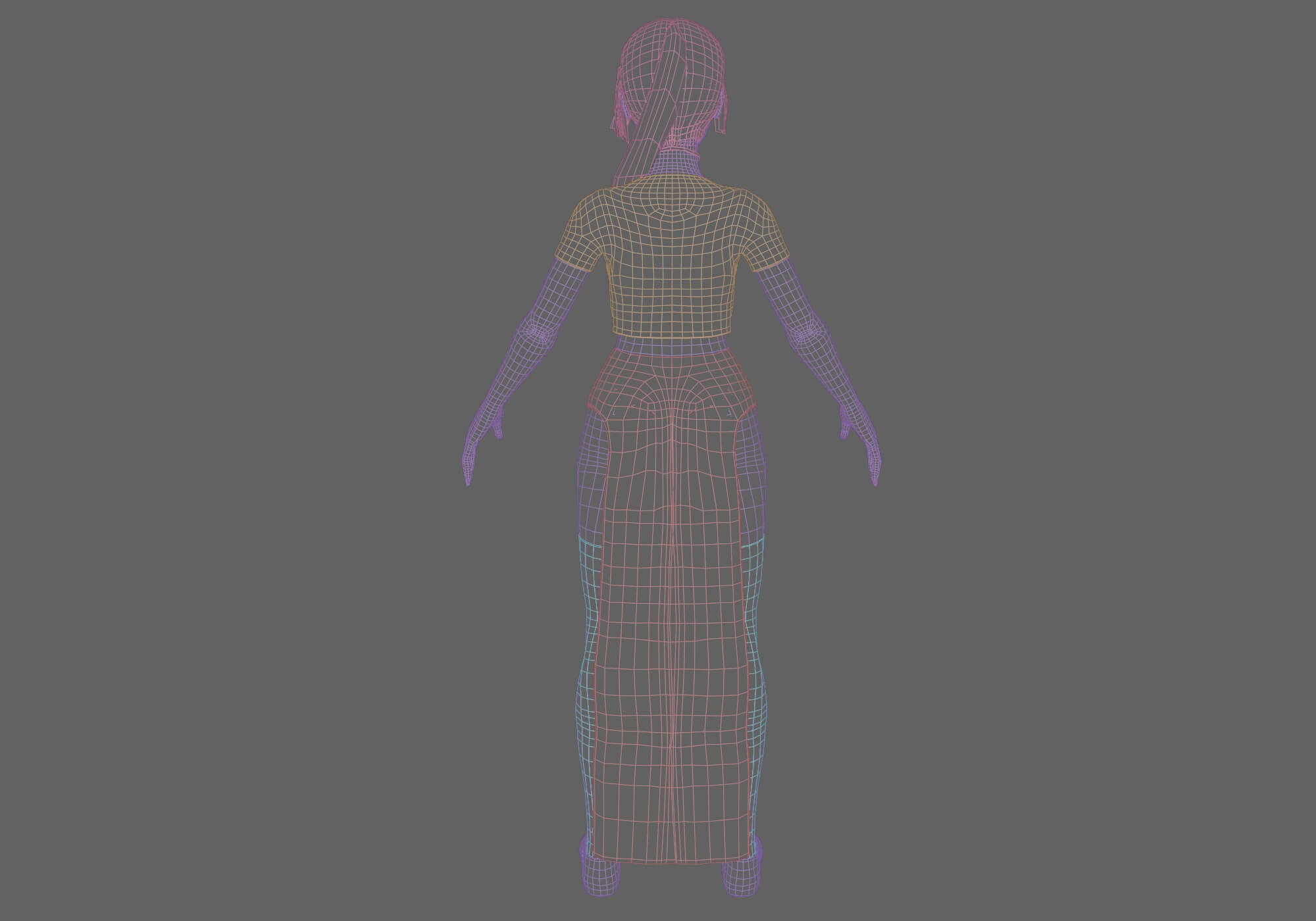Basic Standard Woman V22320 - 3D Model by nickianimations