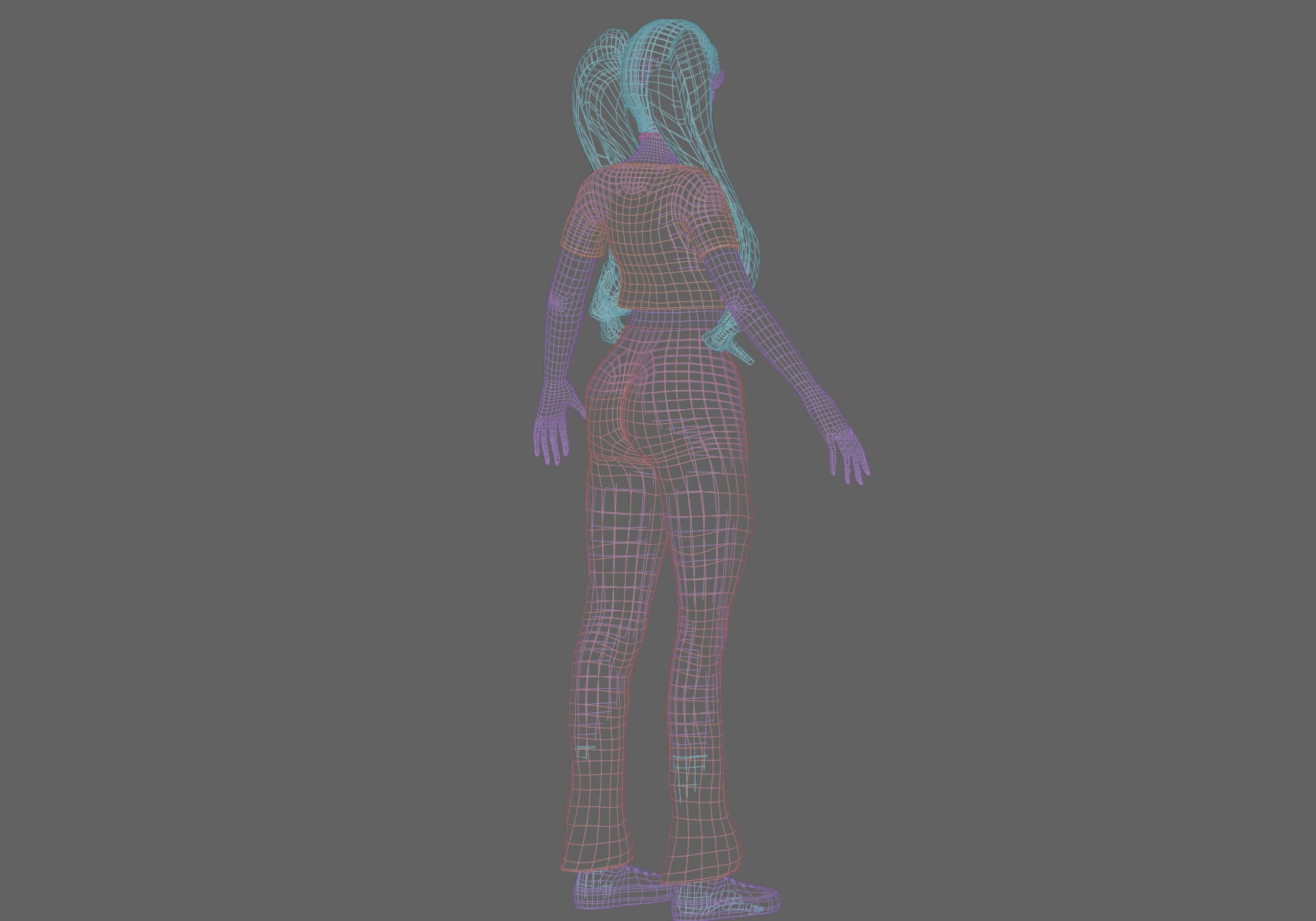 Basic Standard Woman V23174 - 3D Model by nickianimations