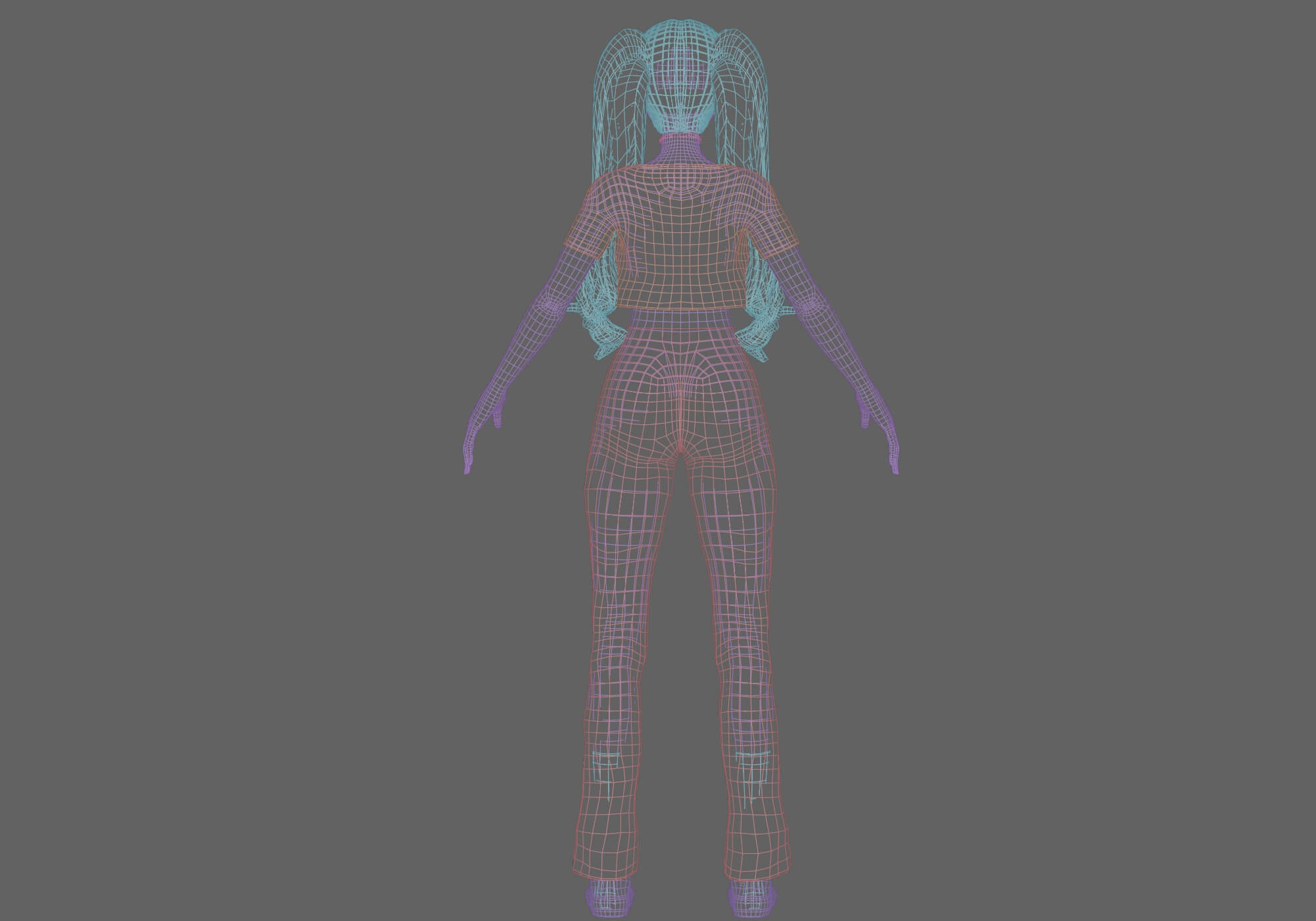 Basic Standard Woman V23174 - 3D Model by nickianimations
