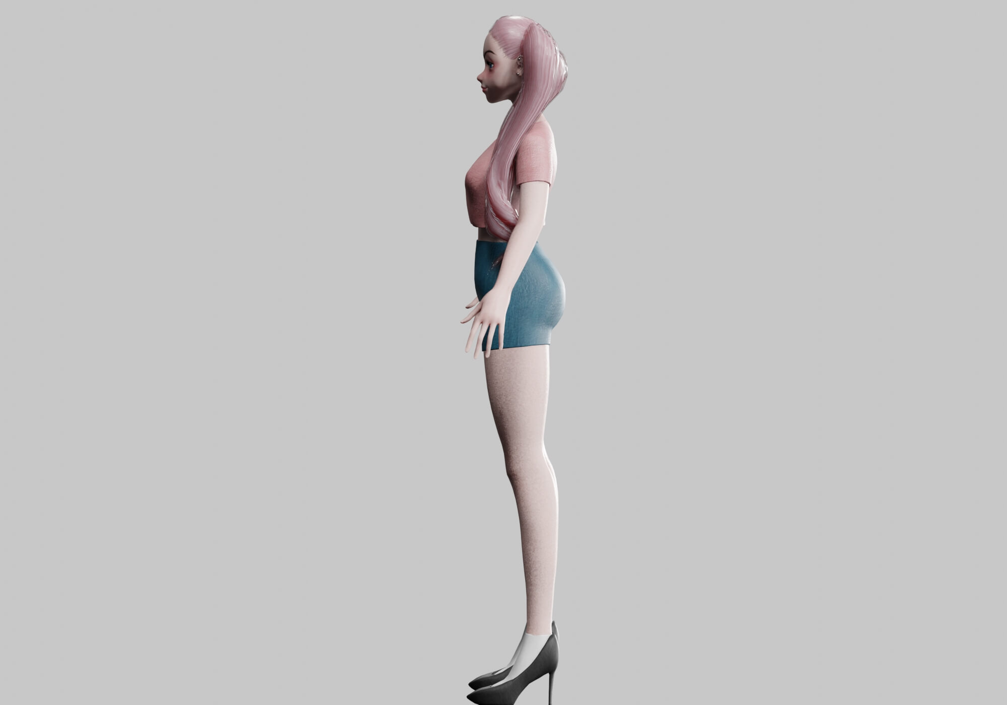 Basic Standard Woman V26638 - 3D Model by nickianimations